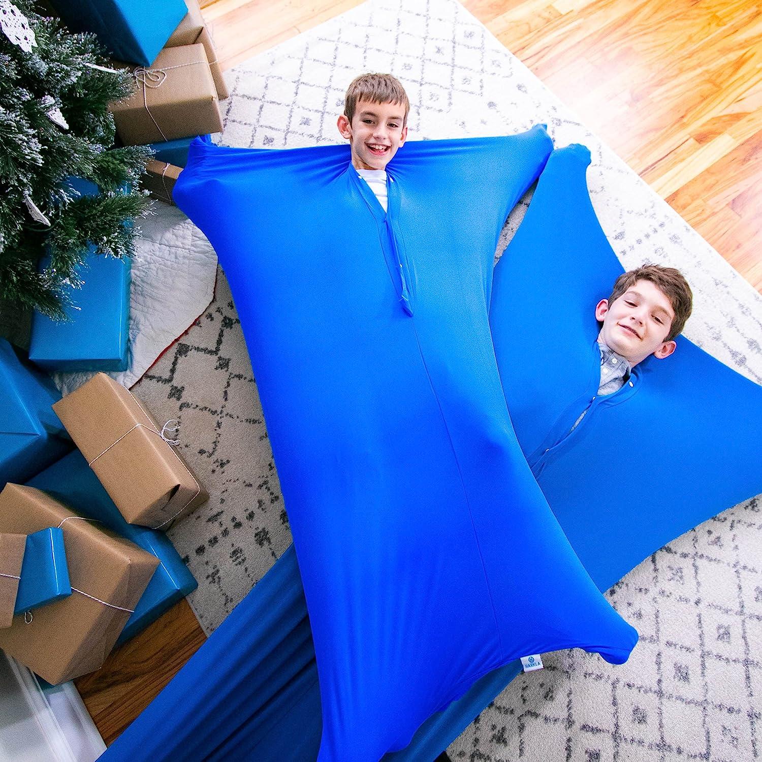 Harkla Sensory Body Sock for Kids (Medium 48inx27in) Sensory Sock for ...