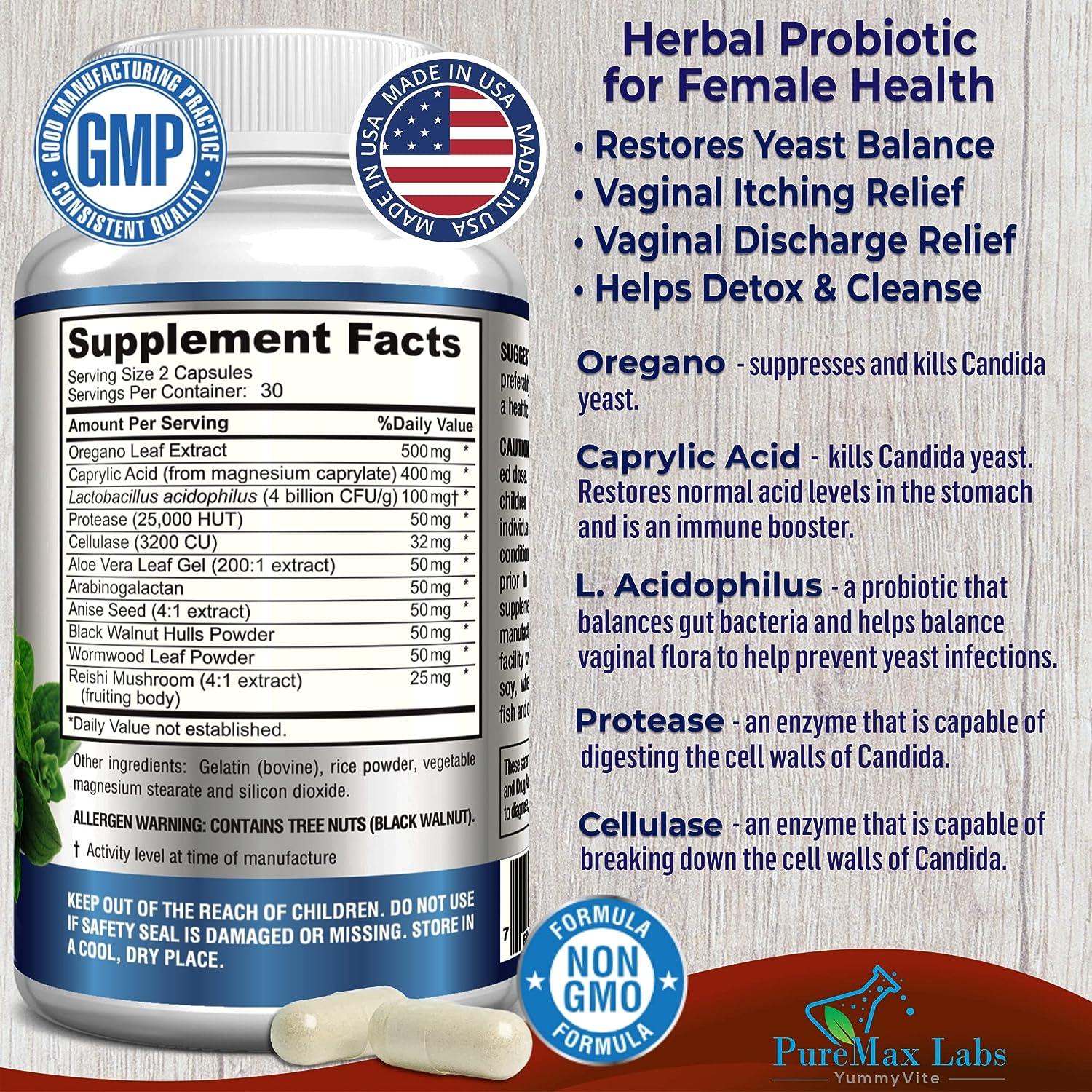 Balance Complex for Women - Vaginal Health Herbal Detox & Probiotics ...