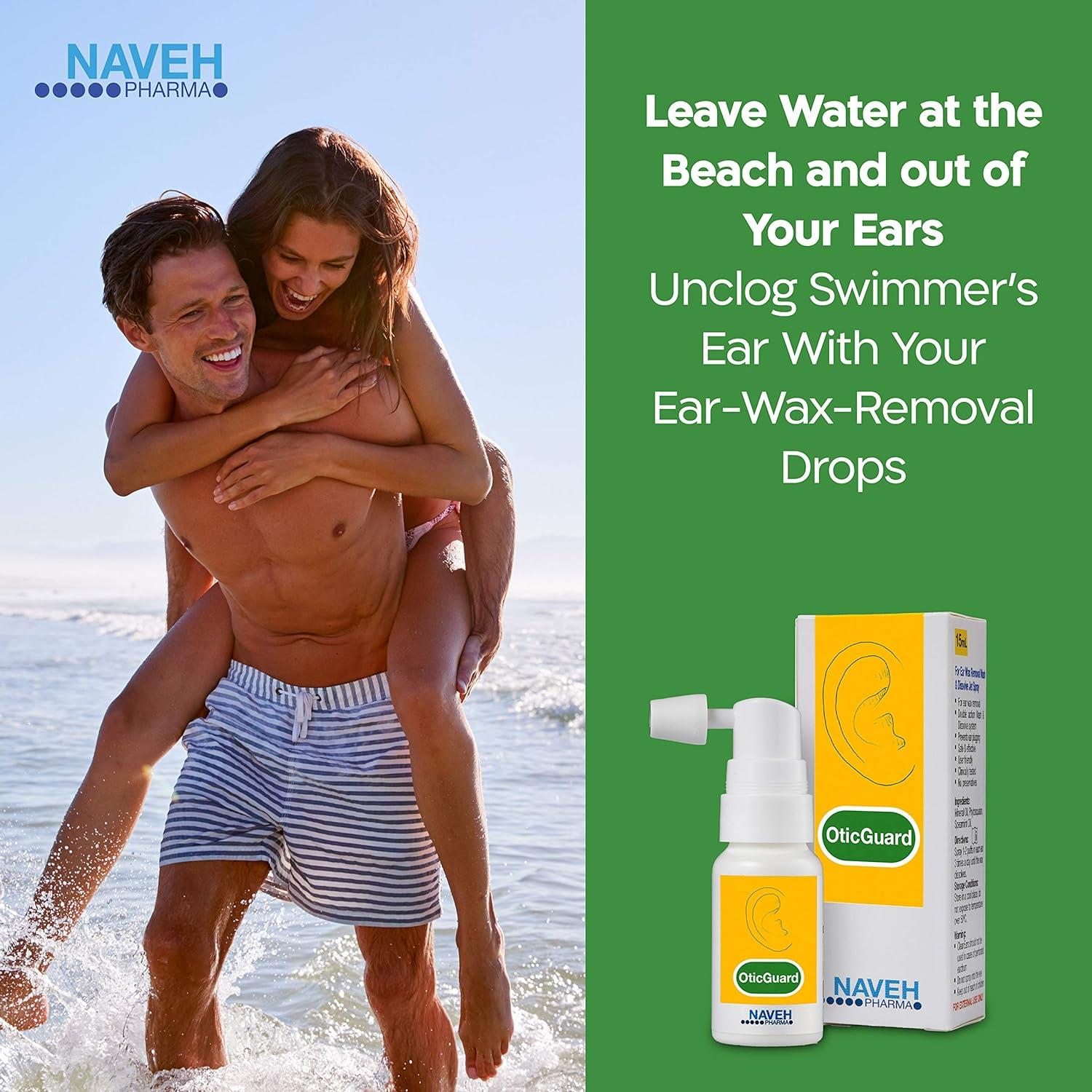 Naveh Pharma Earwax Removal & Ear Infection Spray Bundle - 1oz ...
