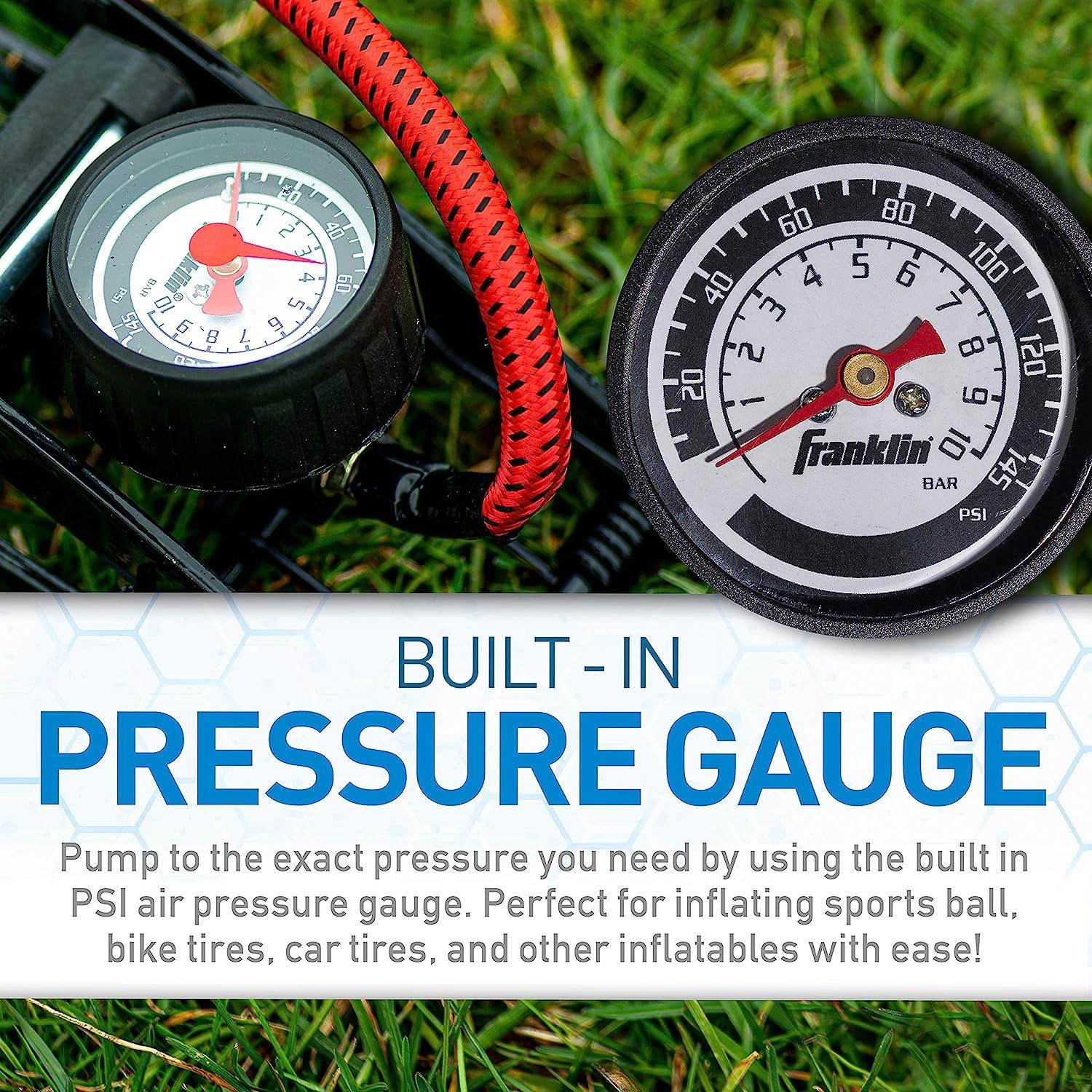 Franklin Sports High-Pressure Foot Air Pump for Balls, Bikes ...