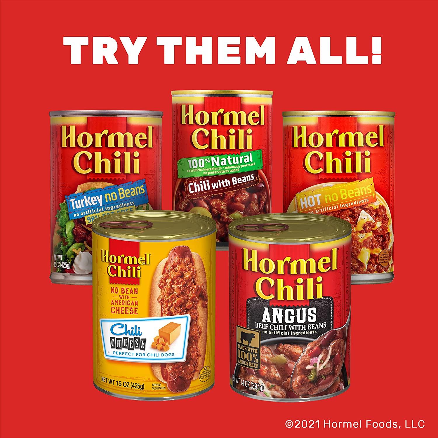 Hormel Vegetarian Chili with Beans 15-Ounce (Pack of 12) | Buy Now with ...