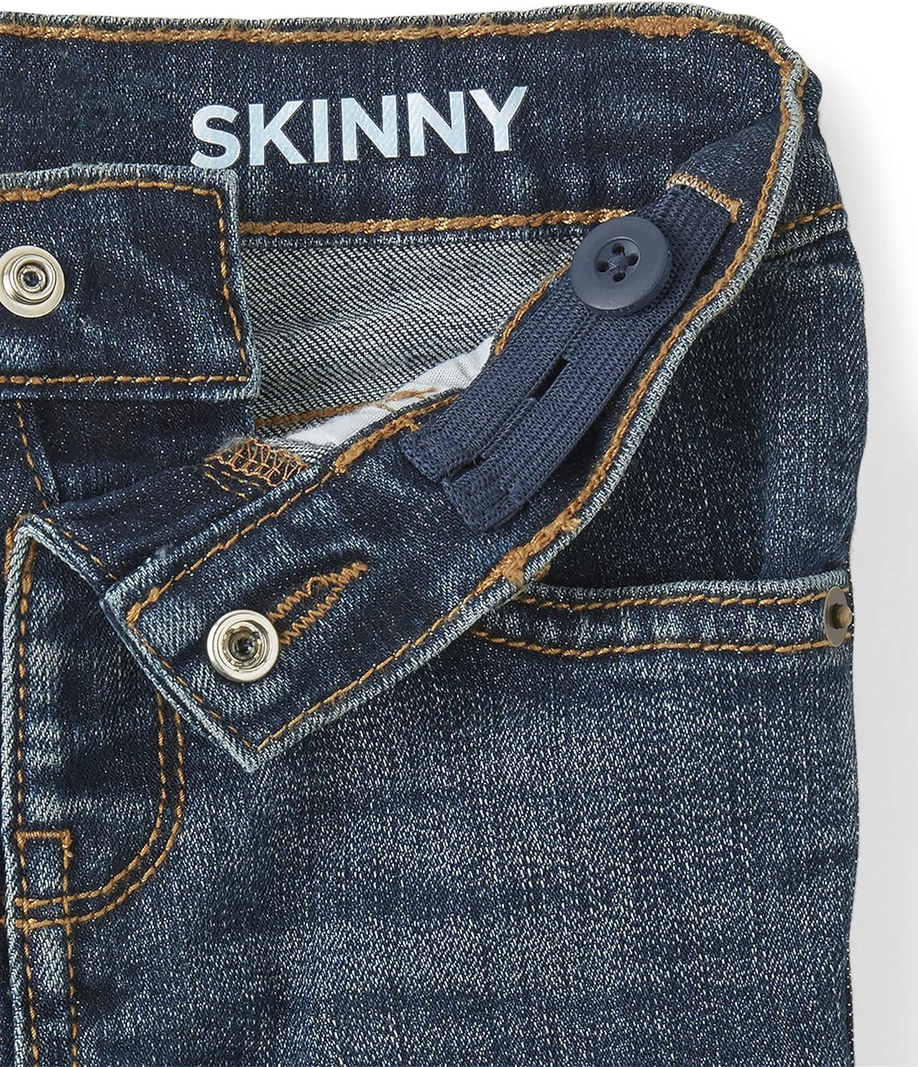 Children's Place Boy's Stretch Straight Jeans 4 Years | Lt Med Stone ...
