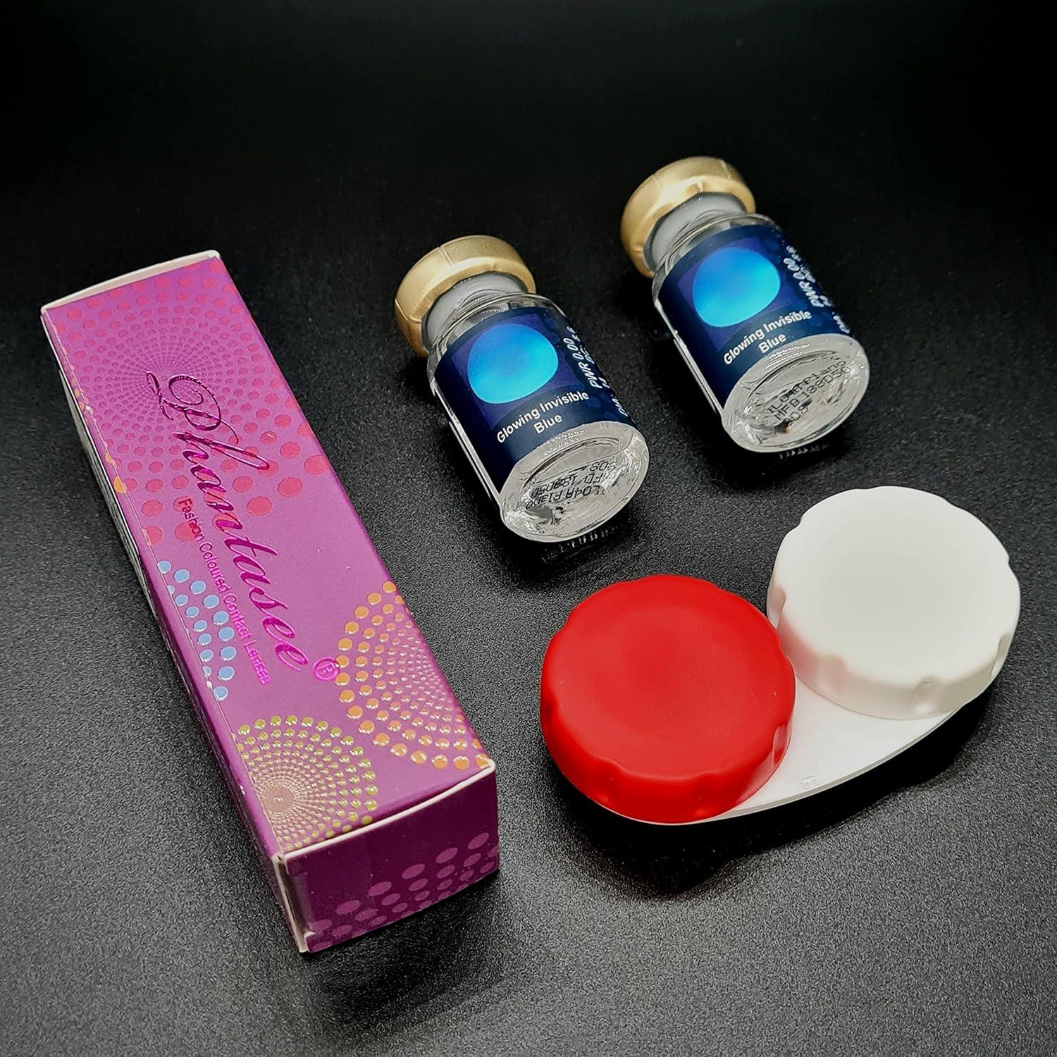 Shop Bright Blue Halloween 'The Purge' UV Contact Lenses | Invisible ...