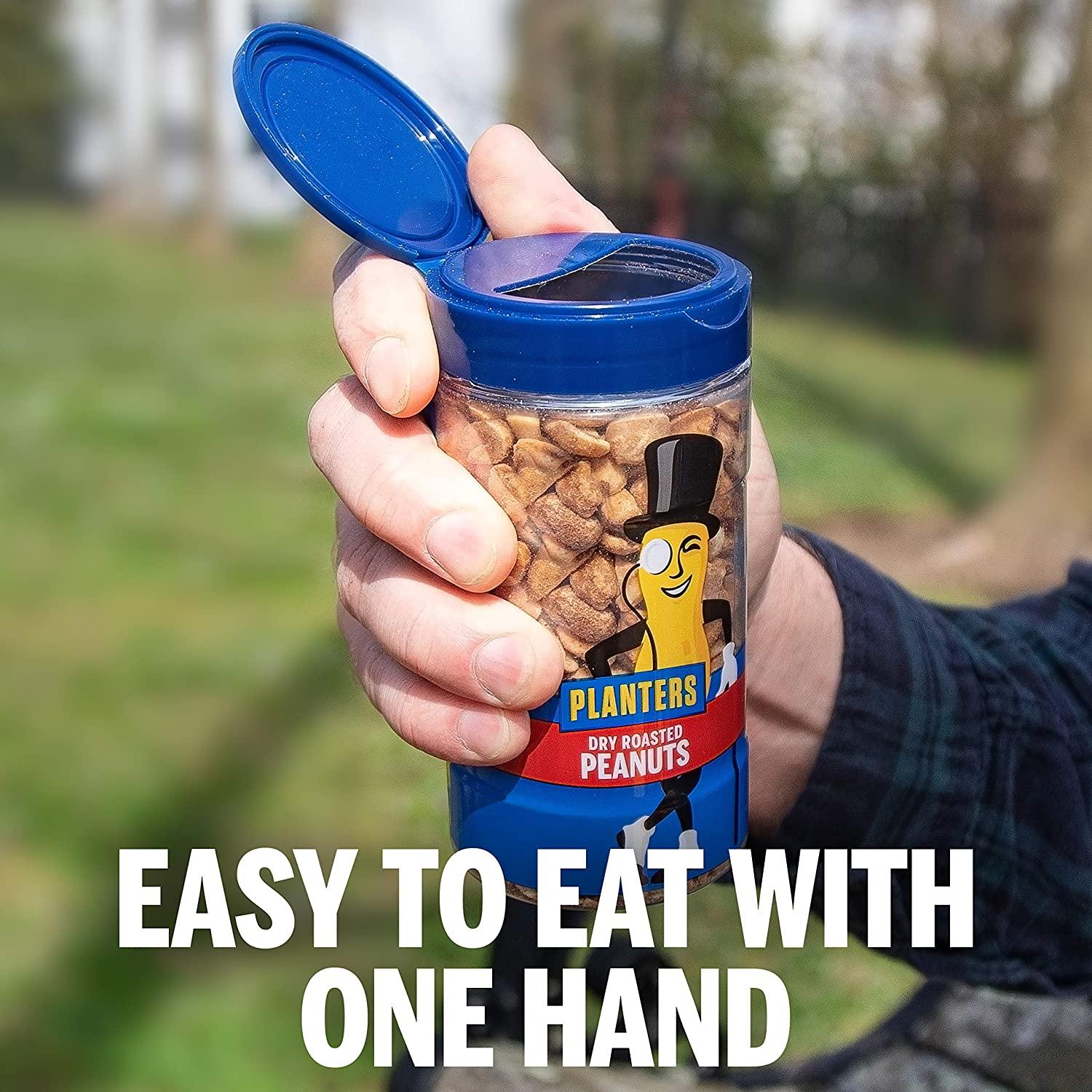 Planters Pop & Pour Dry Roasted Peanuts - 4 Pack of 7 oz. Jars | Buy ...