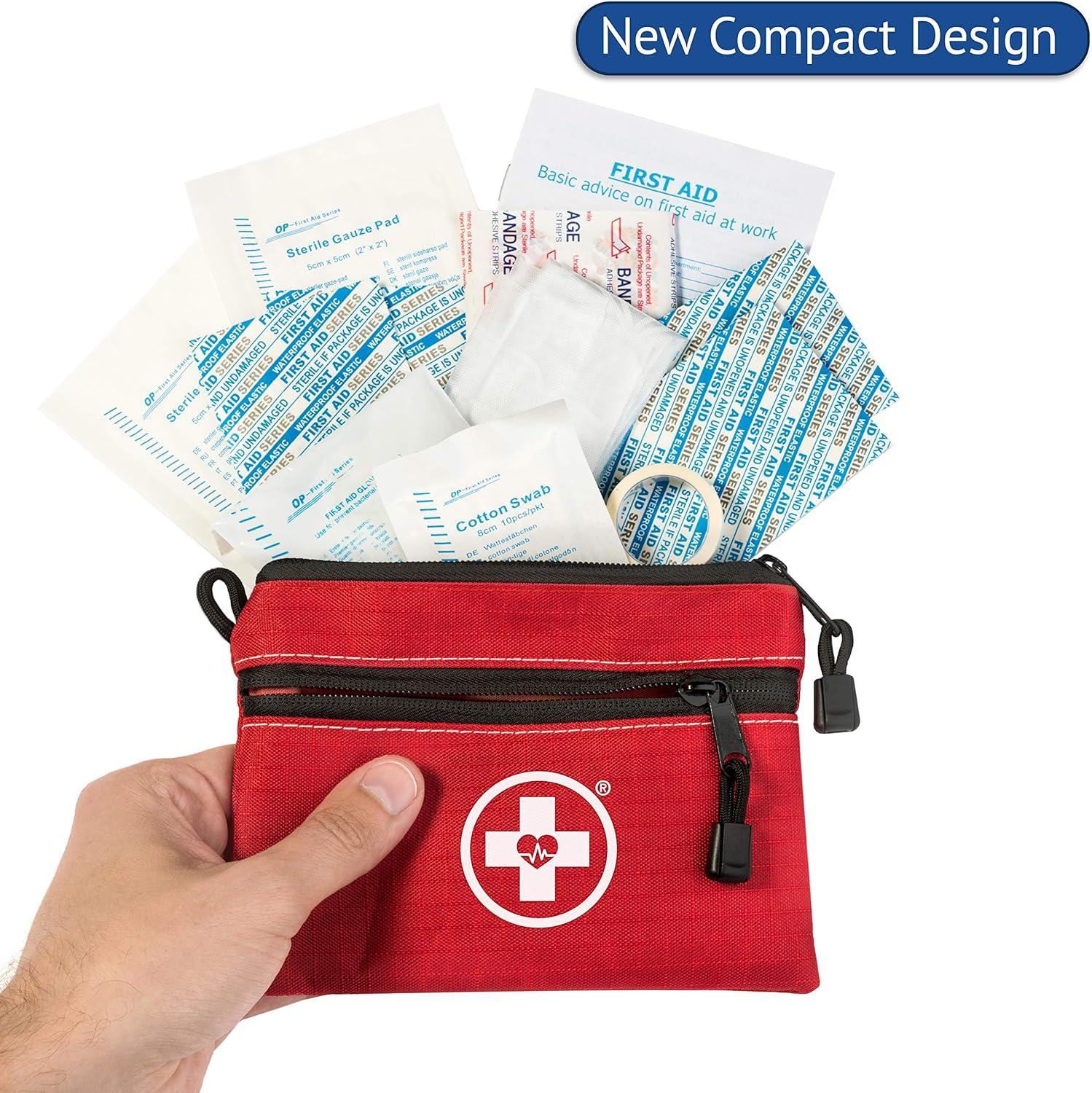 Swiss Safe Pocket-Sized Survival First Aid Kit, Lightweight & Compact ...