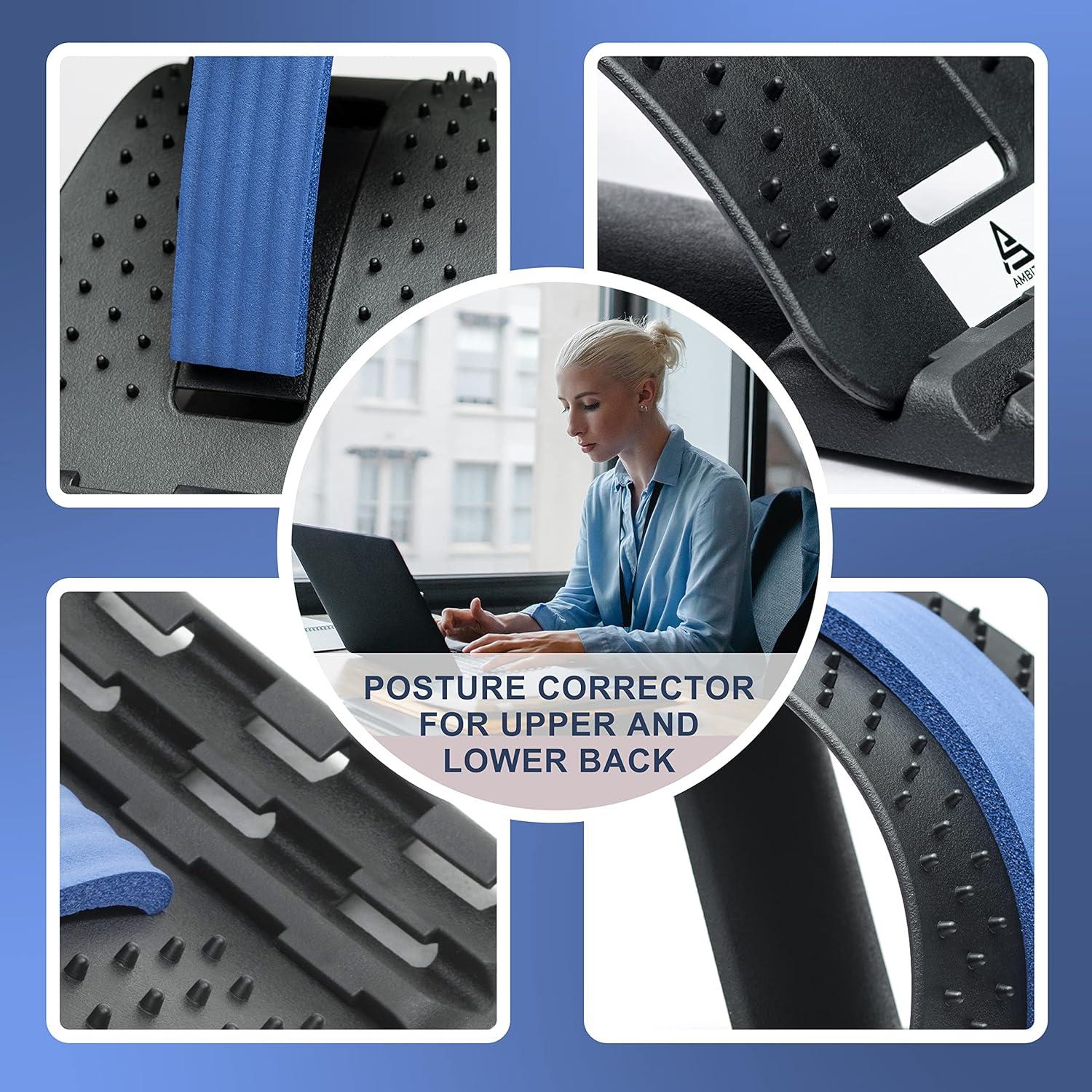 AMBITE Back Brace Posture Corrector & Spine Cracker Back Stretcher for ...