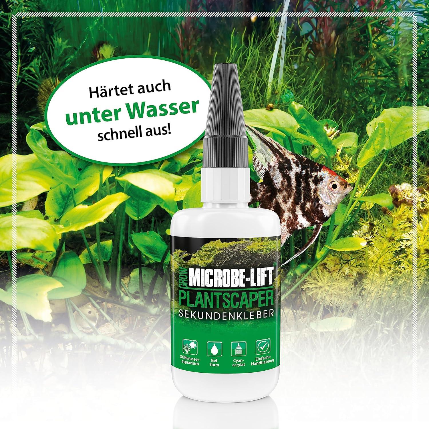 Microbe-Lift PlantCaper 50g - Premium Aquascaping Adhesive for Fast ...