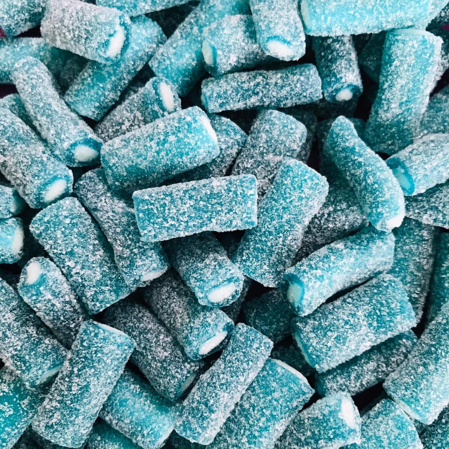 Blue Sour Fizzy Pencil Bites - 1KG - Blue Sweets - Baby Shower - Gender ...
