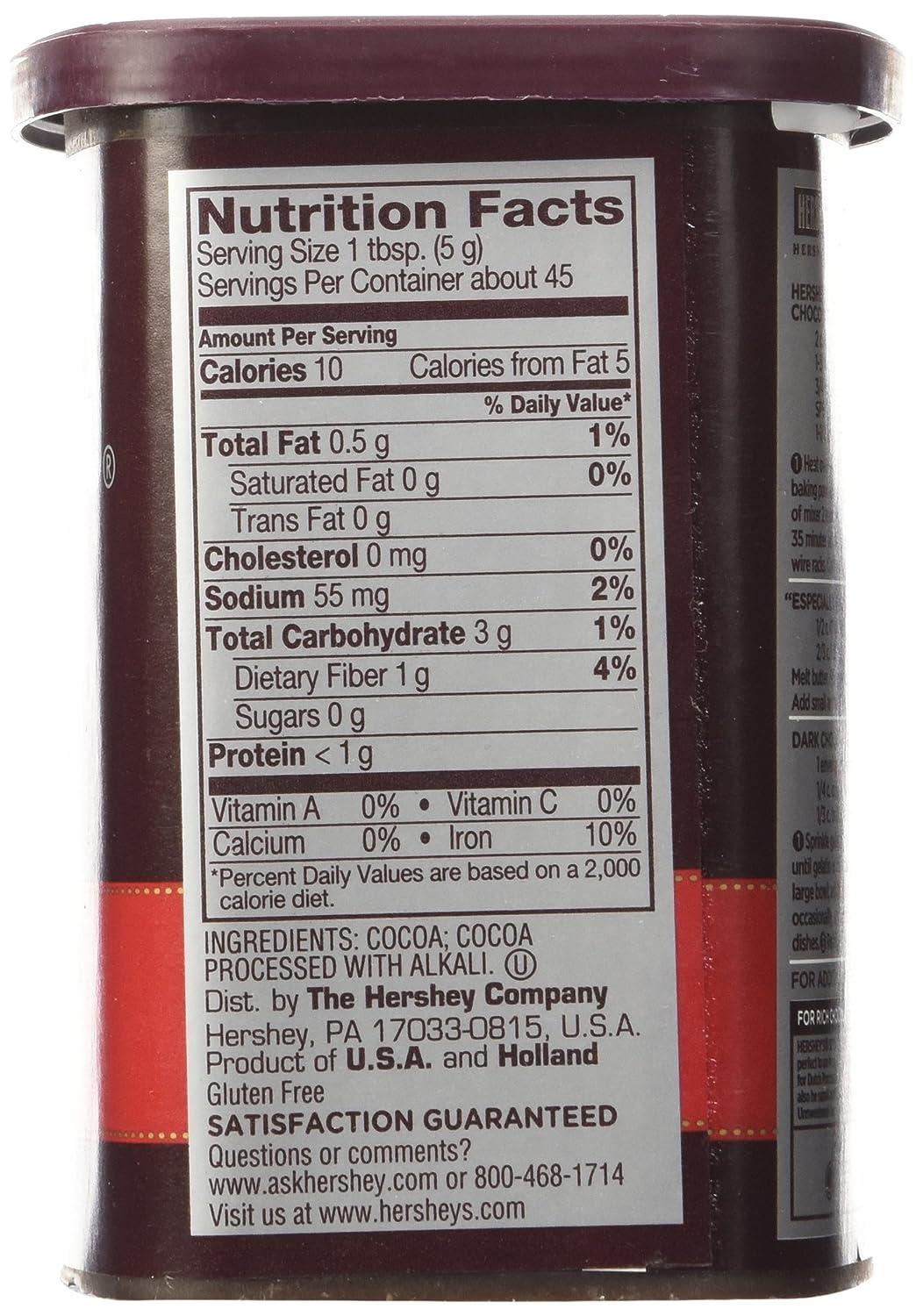 Hershey's Special Dark Cocoa 8-Ounce Container - Pack of 3 | Rich ...
