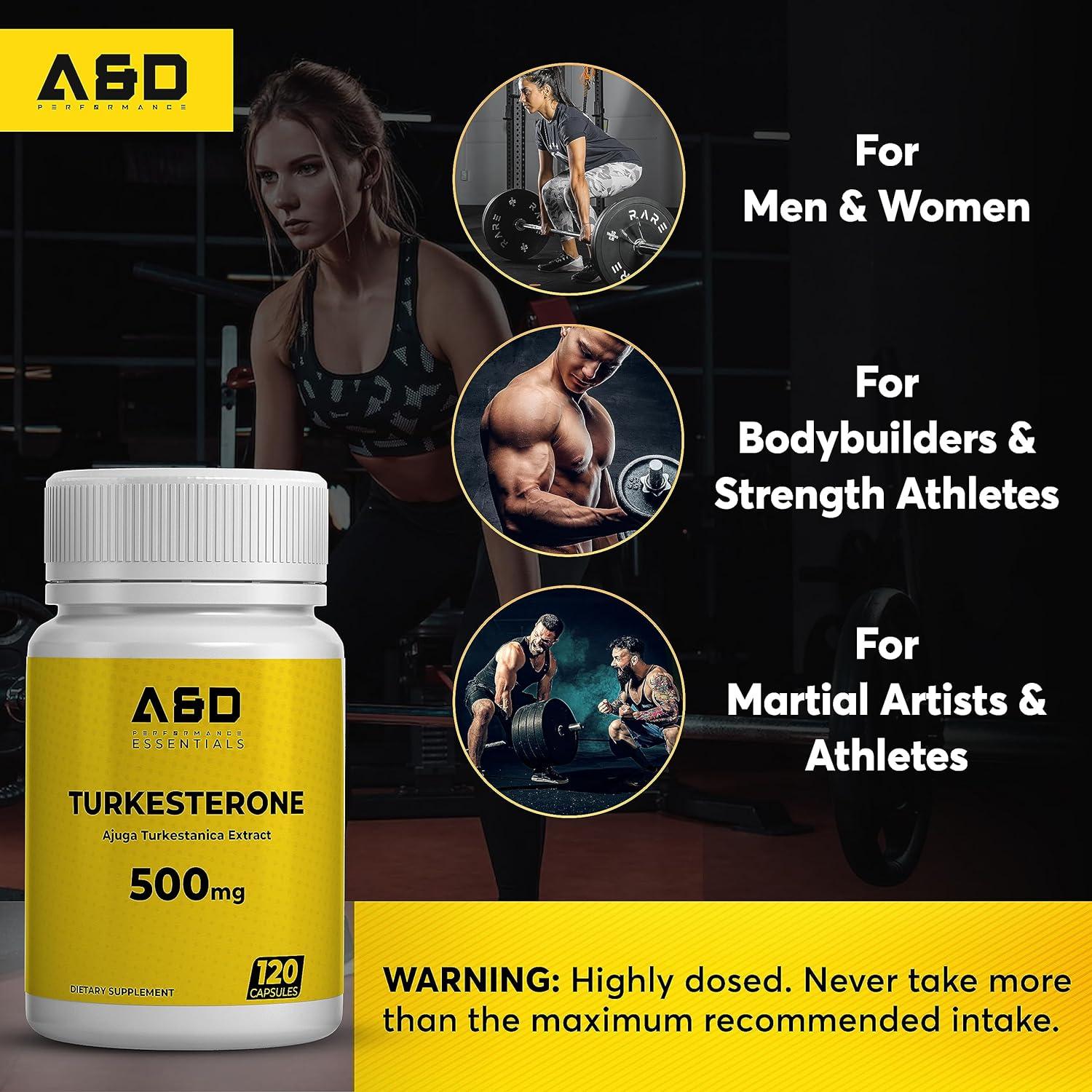 Turkesterone 1000mg per Serving for Maximum Muscle Growth | Quality Winner from Germany | 120 x ...