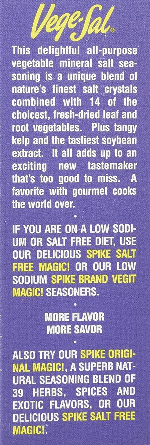 Vege-Sal Spike Natural Seasoning Original 10 oz | All-Natural Flavor ...