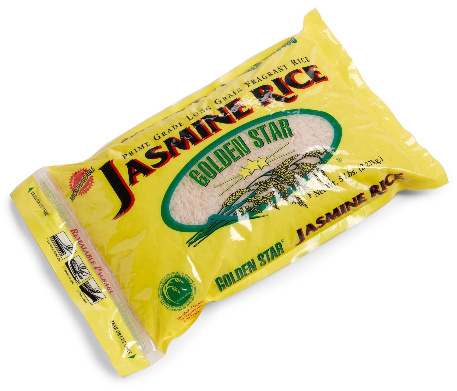 Golden Star Jasmine Rice 80 oz - Premium Quality Thai Rice | Buy Now ...