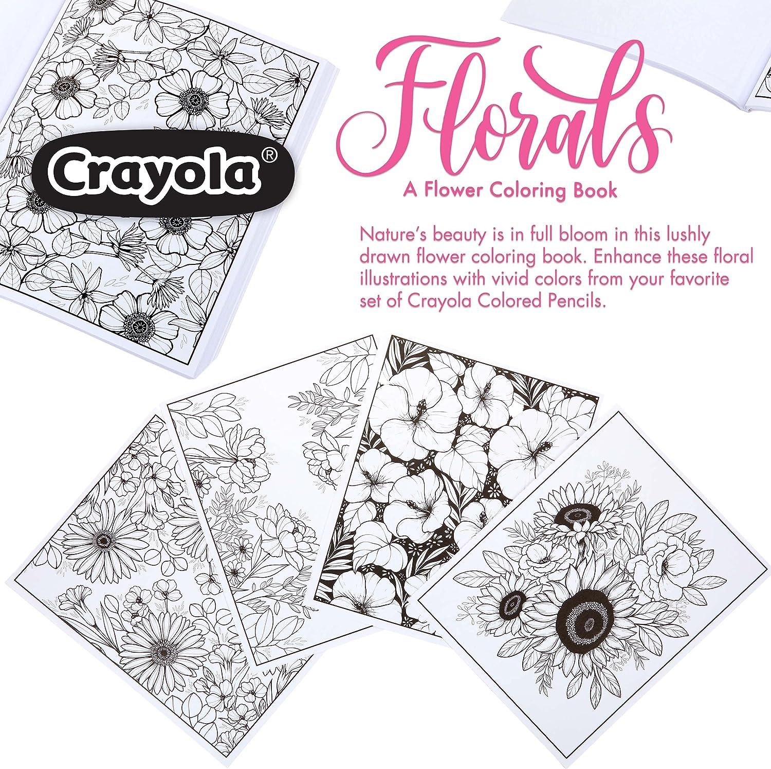 crayola free coloring pages flowers