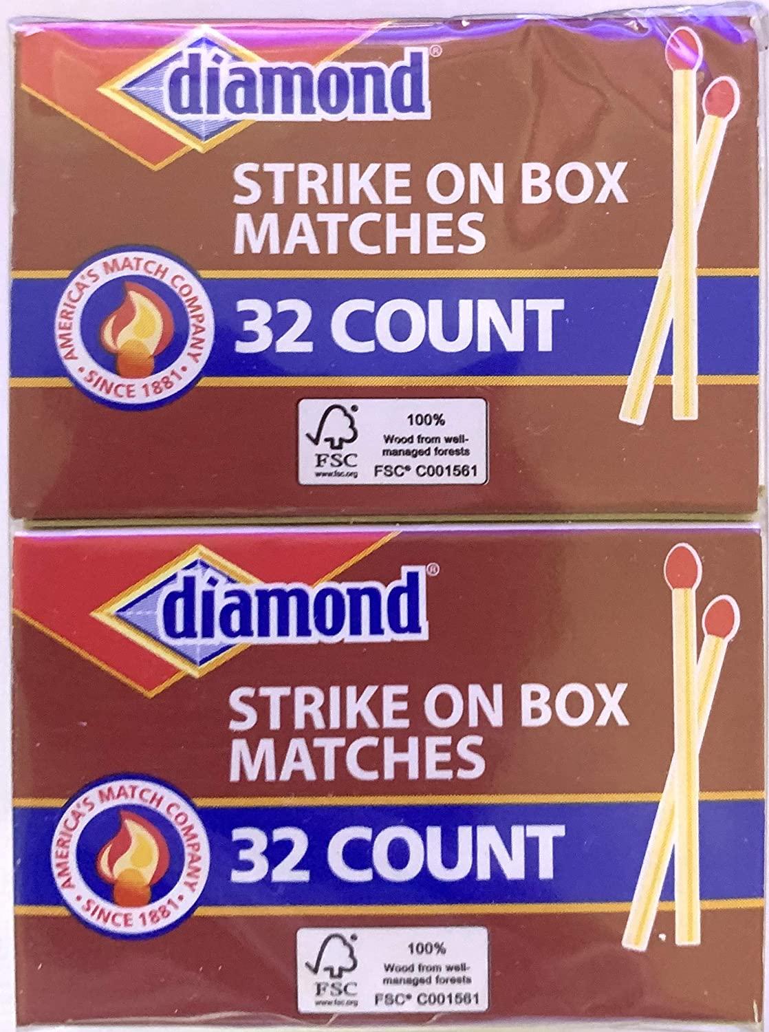 GreenLight Diamond Strike Box Matches 32 Count - Pack of 10 | Original ...