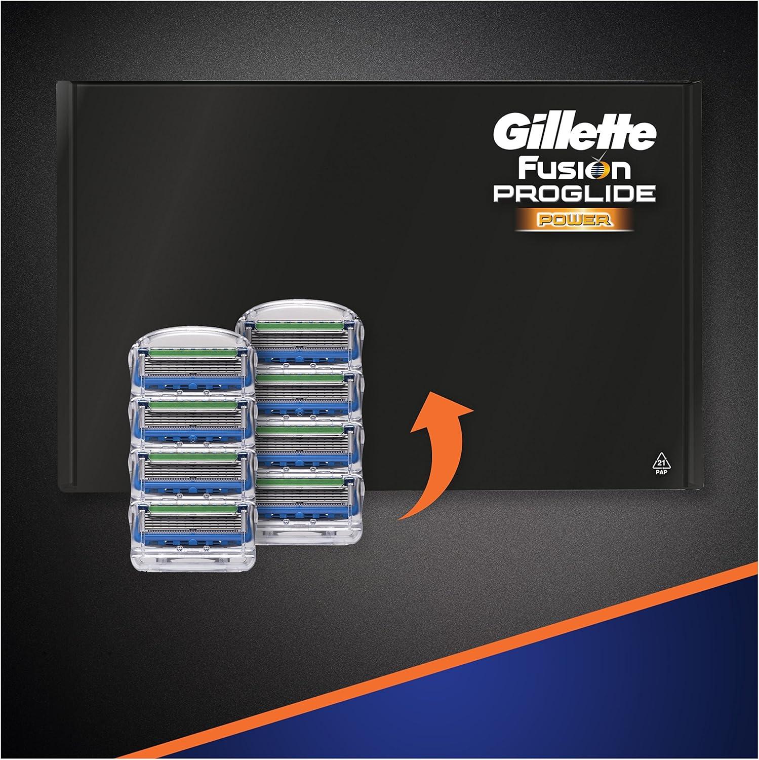 Buy Gillette Fusion ProGlide Power Razor Blades for Men - 8 Pack ...