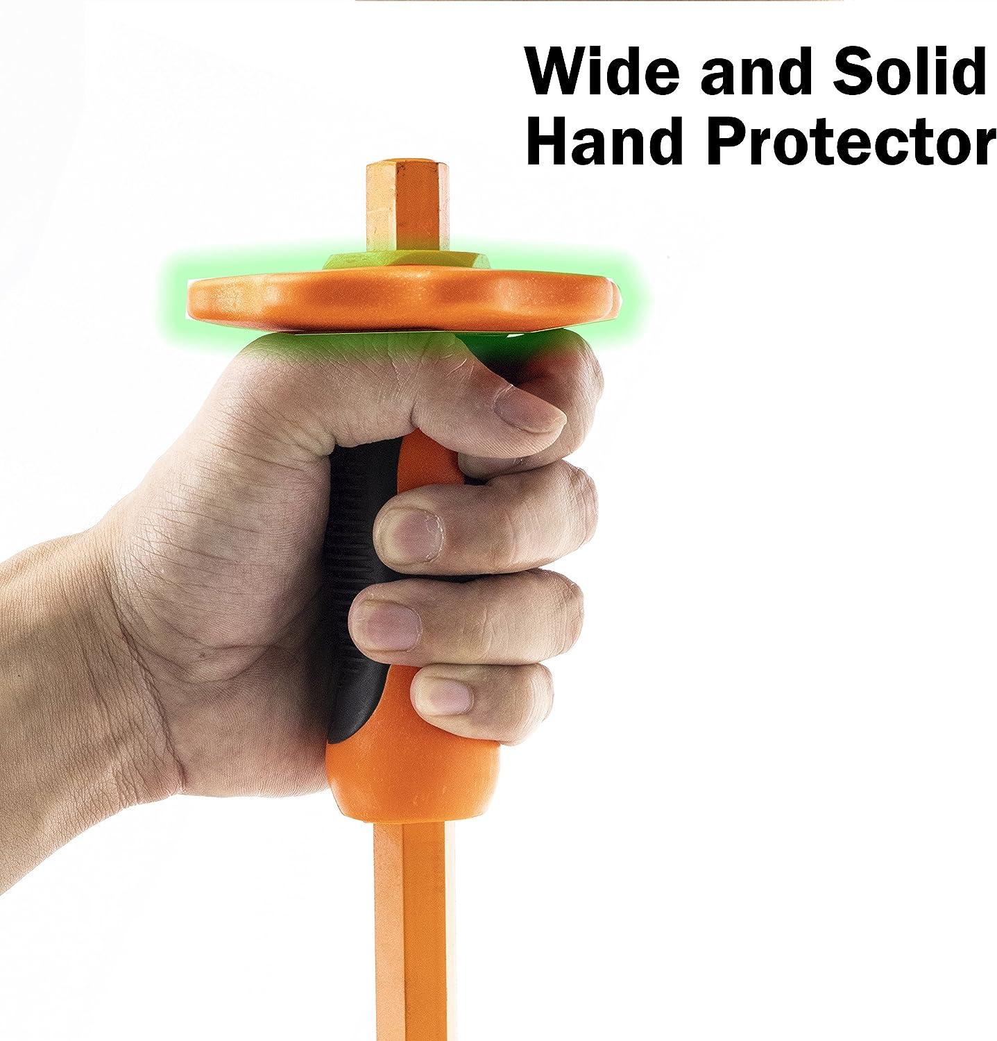 Finder 2 pcs 12-Inch Heavy Duty Chisels Set With Hand Protection Flat ...