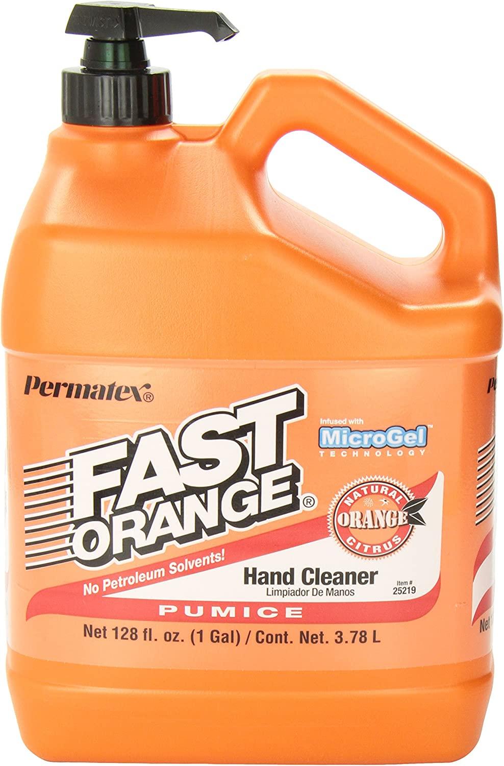 Permatex 25219 Fast Orange Pumice Lotion Hand Cleaner 1 Gallon with ...