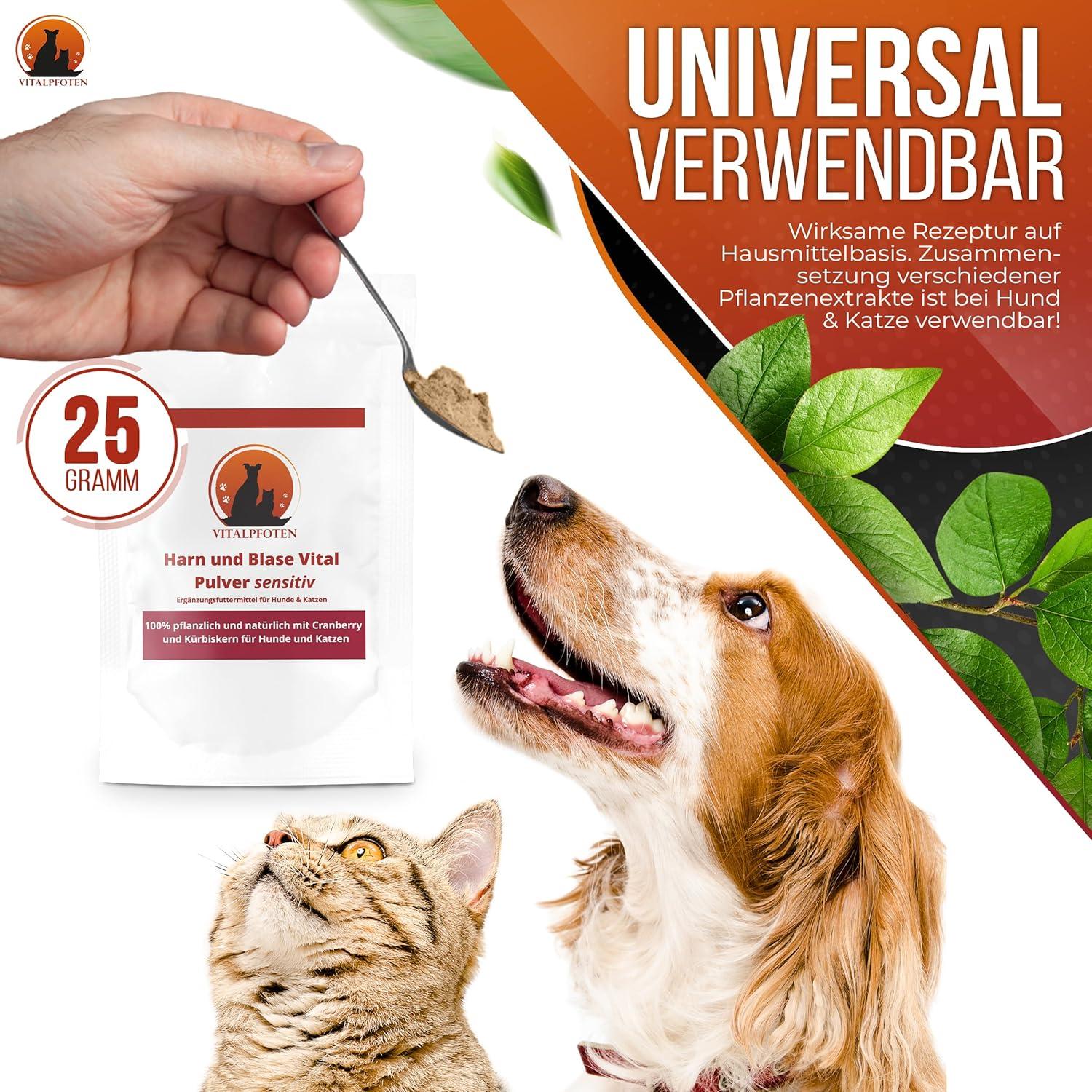 Vital Paws 75g Urine & Bladder Powder for Dogs & Cats Herbal Home ...