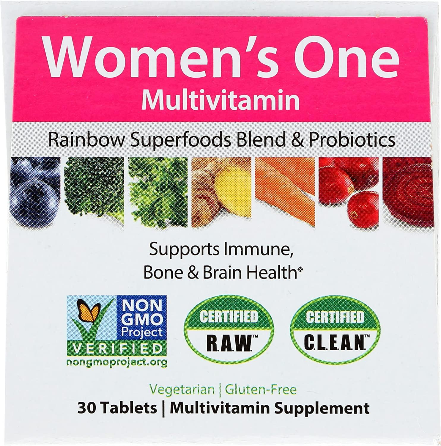 Rainbow Light Multivitamin for Women - One Daily (30 Count) - Essential ...