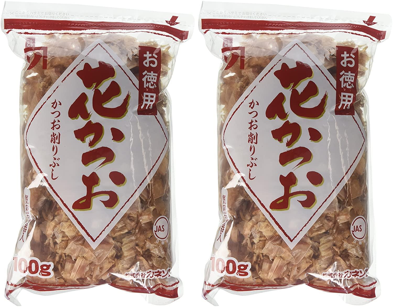 Kaneso Tokuyou Hanakatsuo Dried Bonito Flakes 3.52 oz (2 Bags) - Pack ...