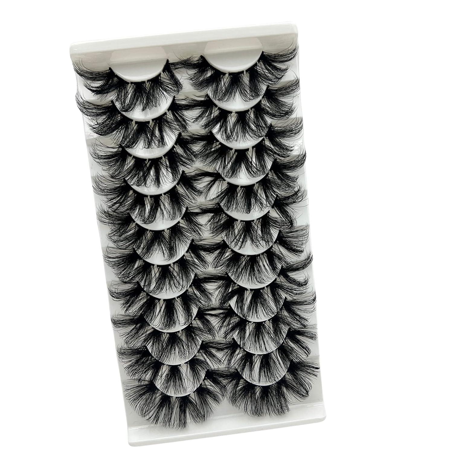 Kmilro Cluster Lashes - 100 Clusters 12-20MM Wispy 6D Volume Fake ...