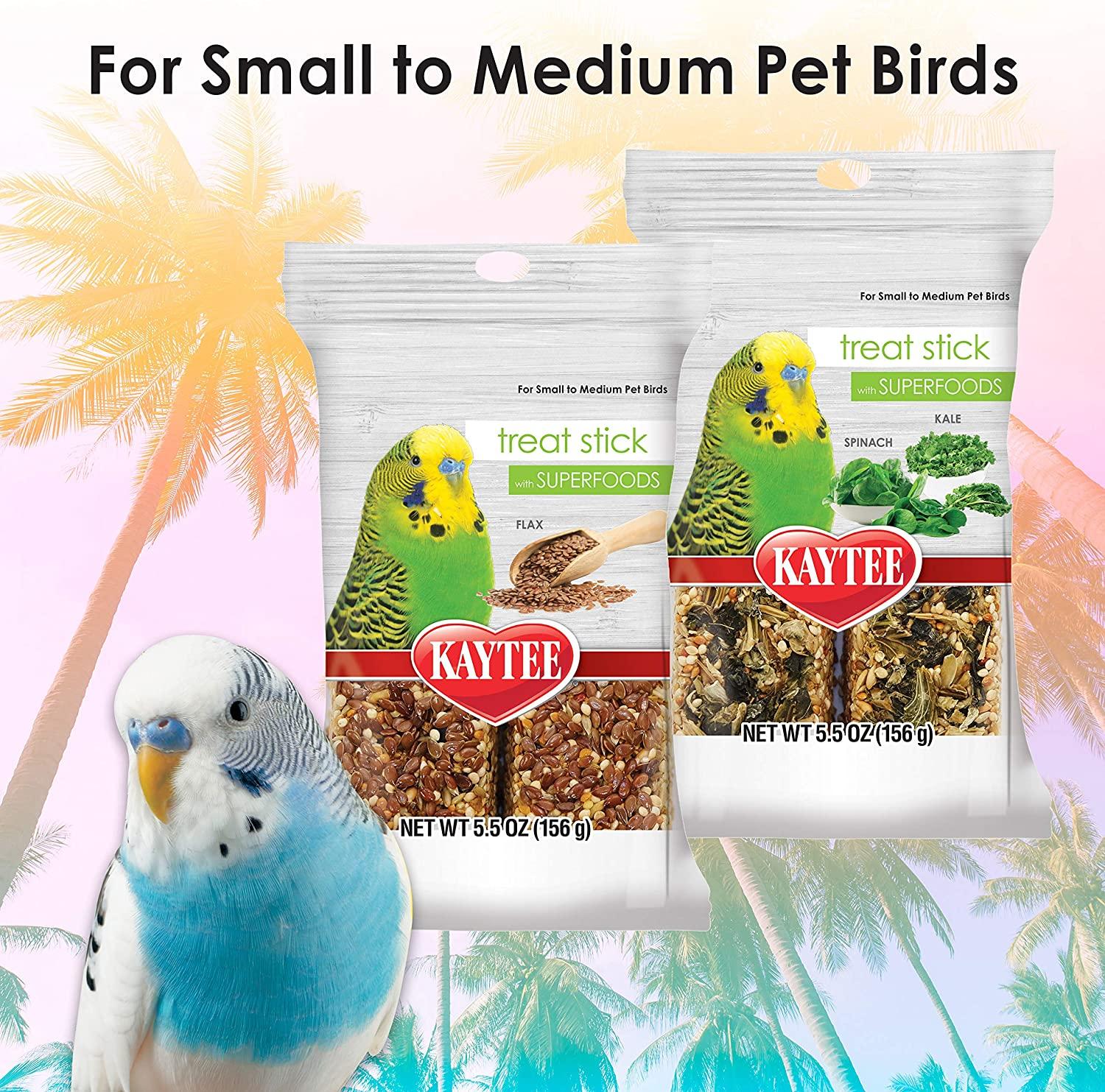 Kaytee Flax Avian Treat Stick with Superfood 5.5 Ounce - Nutritious ...