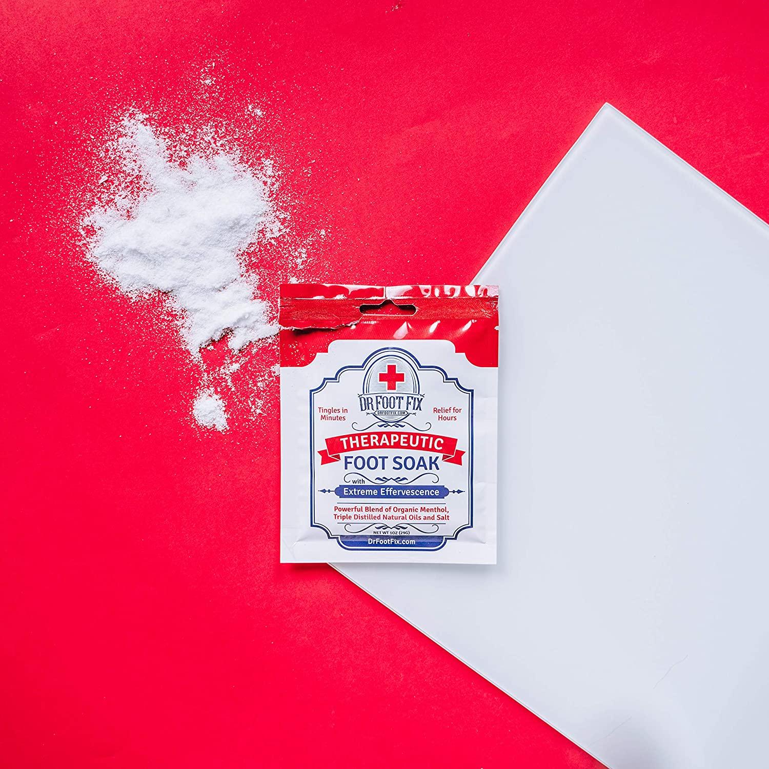 Dr. Foot Fix Therapeutic Foot Soak with Tea Tree, Peppermint & Birch ...