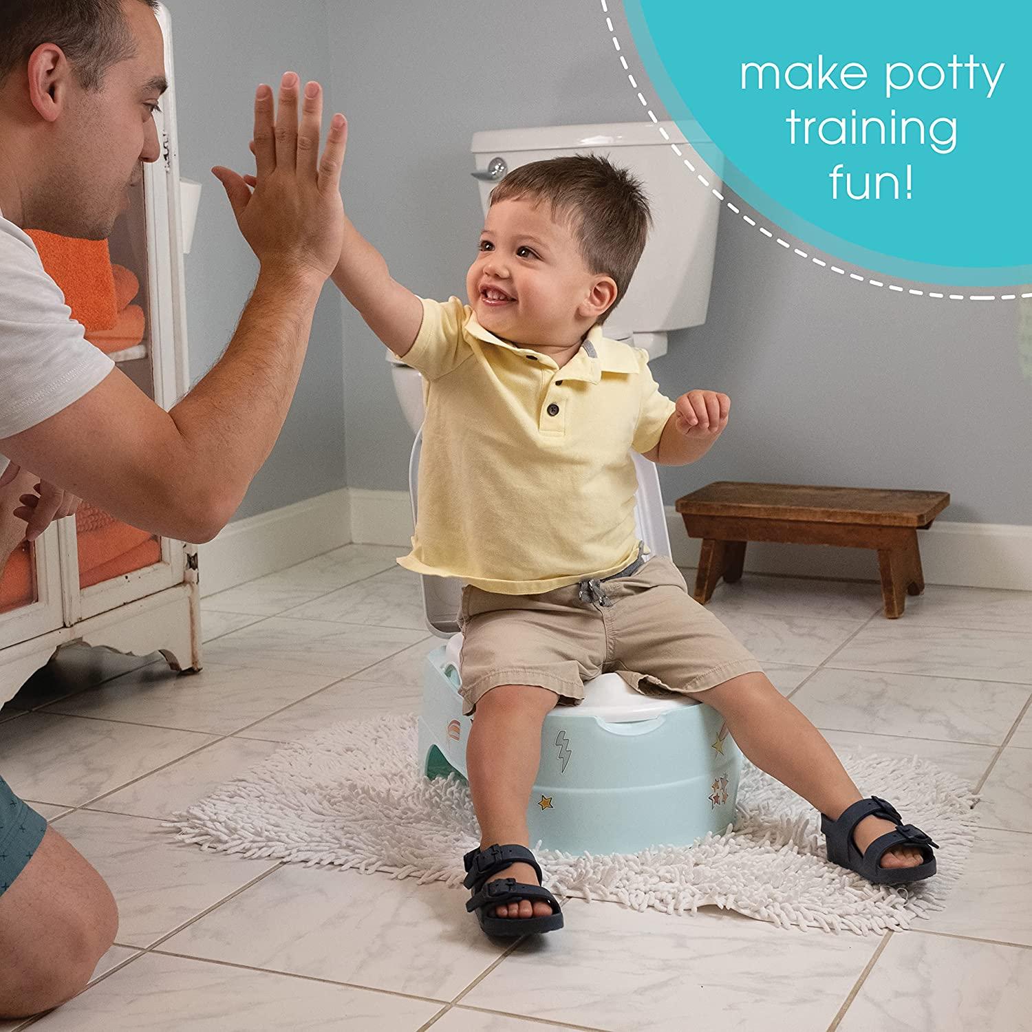 Summer My Fun Potty Rewards (Blue) - 3-Stage Potty Training Toilet with ...