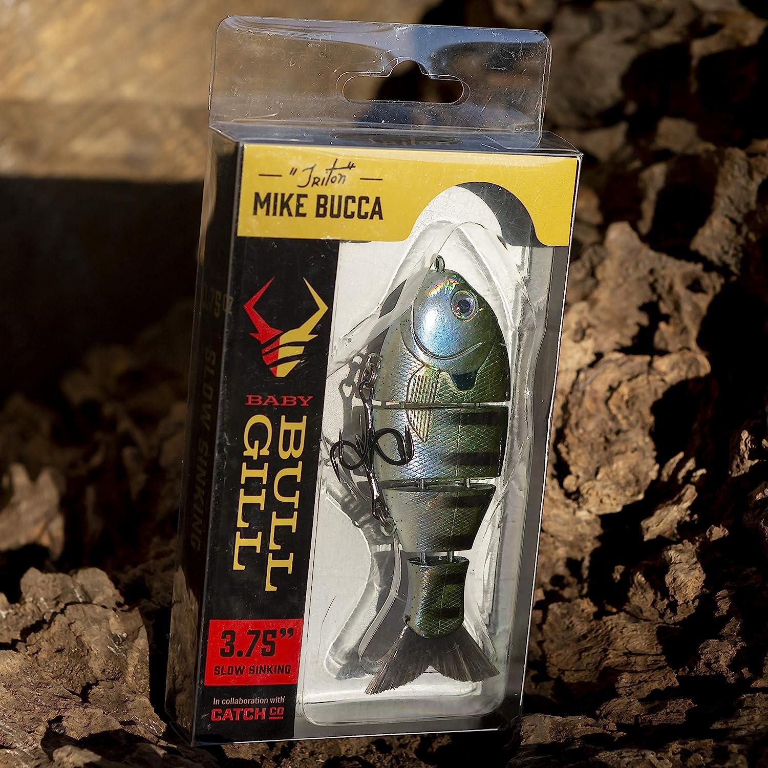 Catch Co Mike Bucca's Baby Bull Gill Swimbait 3.75 3/4 oz in Ruby Gill ...