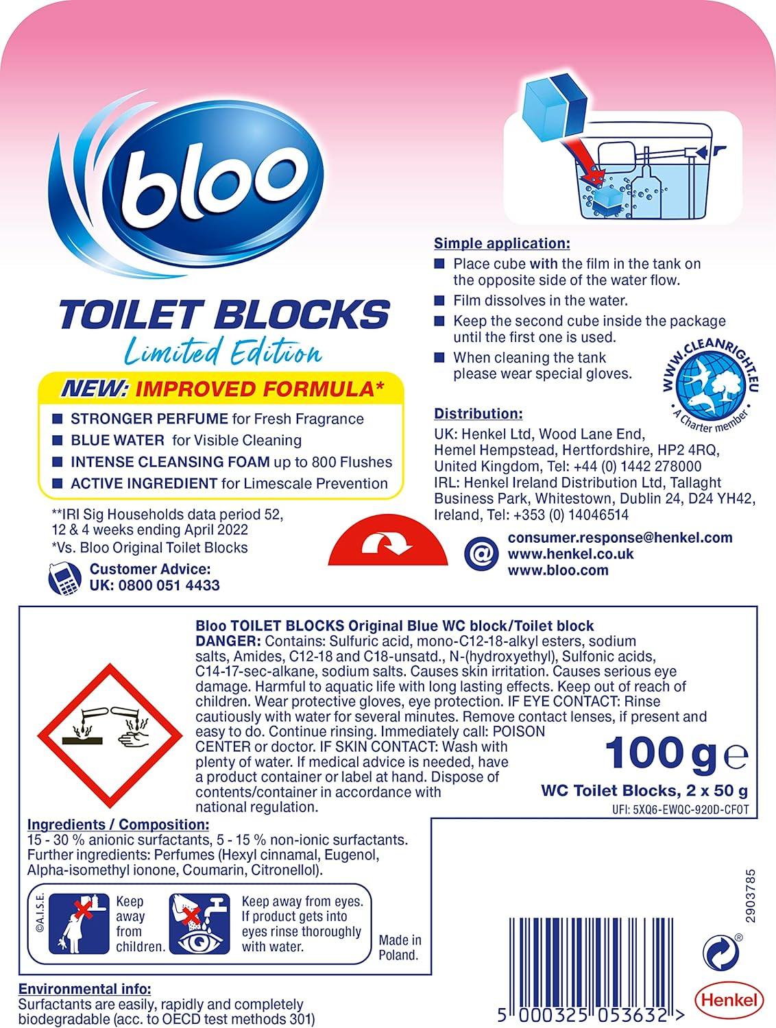 Bloo Limited Edition Precious Passion Flower In Cistern Blocks - 2 x ...