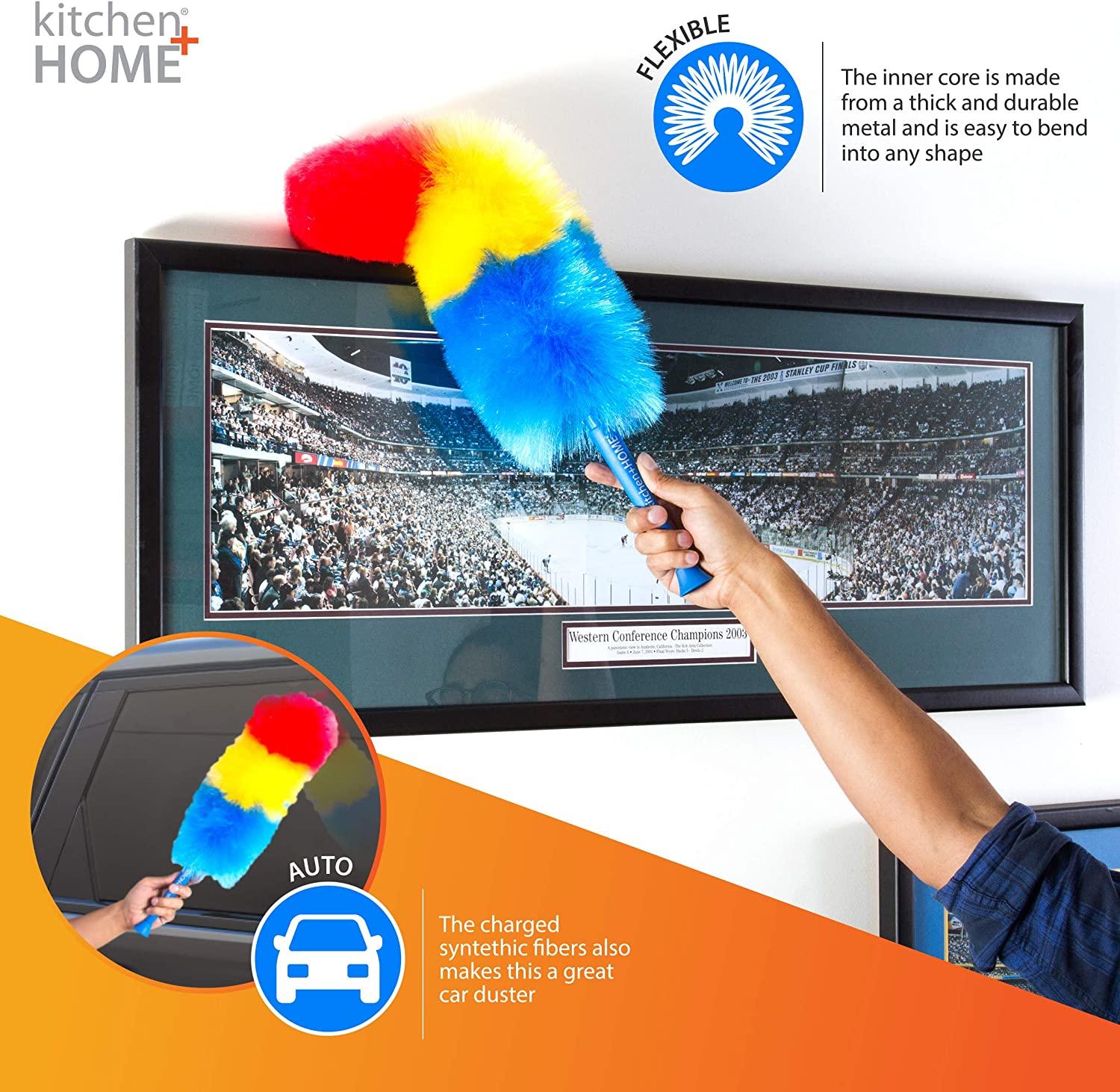 23 inch Rainbow Static Duster - Electrostatic Feather Duster for ...