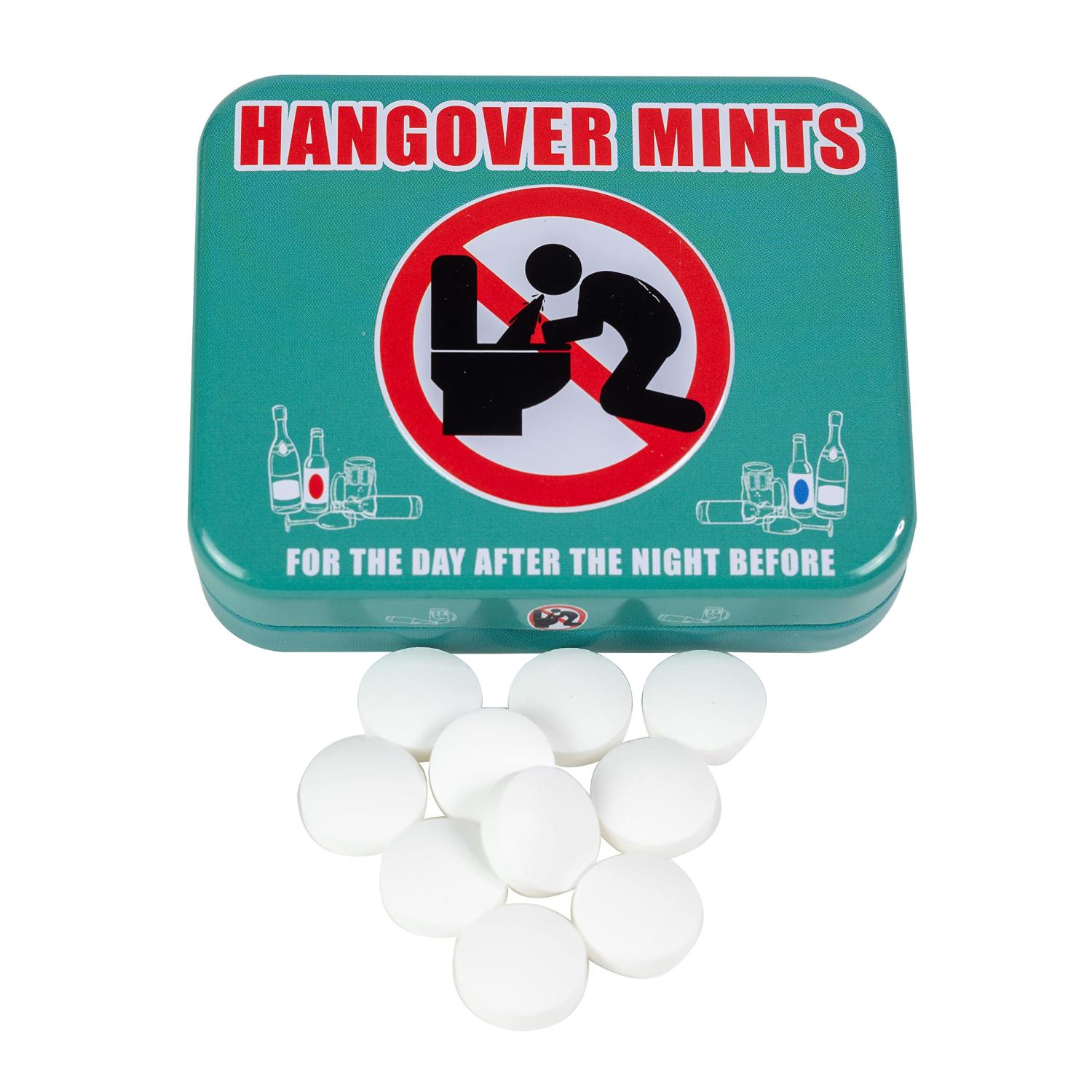 Funtime Gifts Hangover Mints 30g Mints Tin Gift Hungover Funny | Buy ...