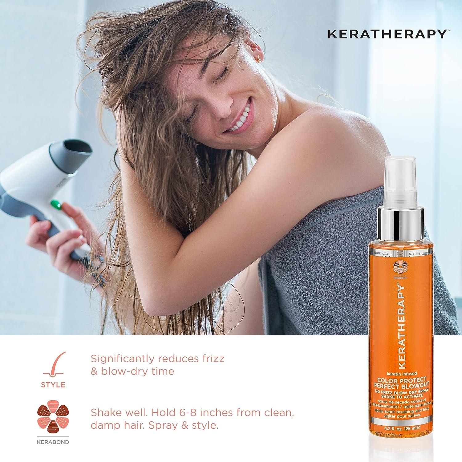 KERATHERAPY Keratin Infused Color Protect Shampoo 33.8 fl. oz. - Gluten ...