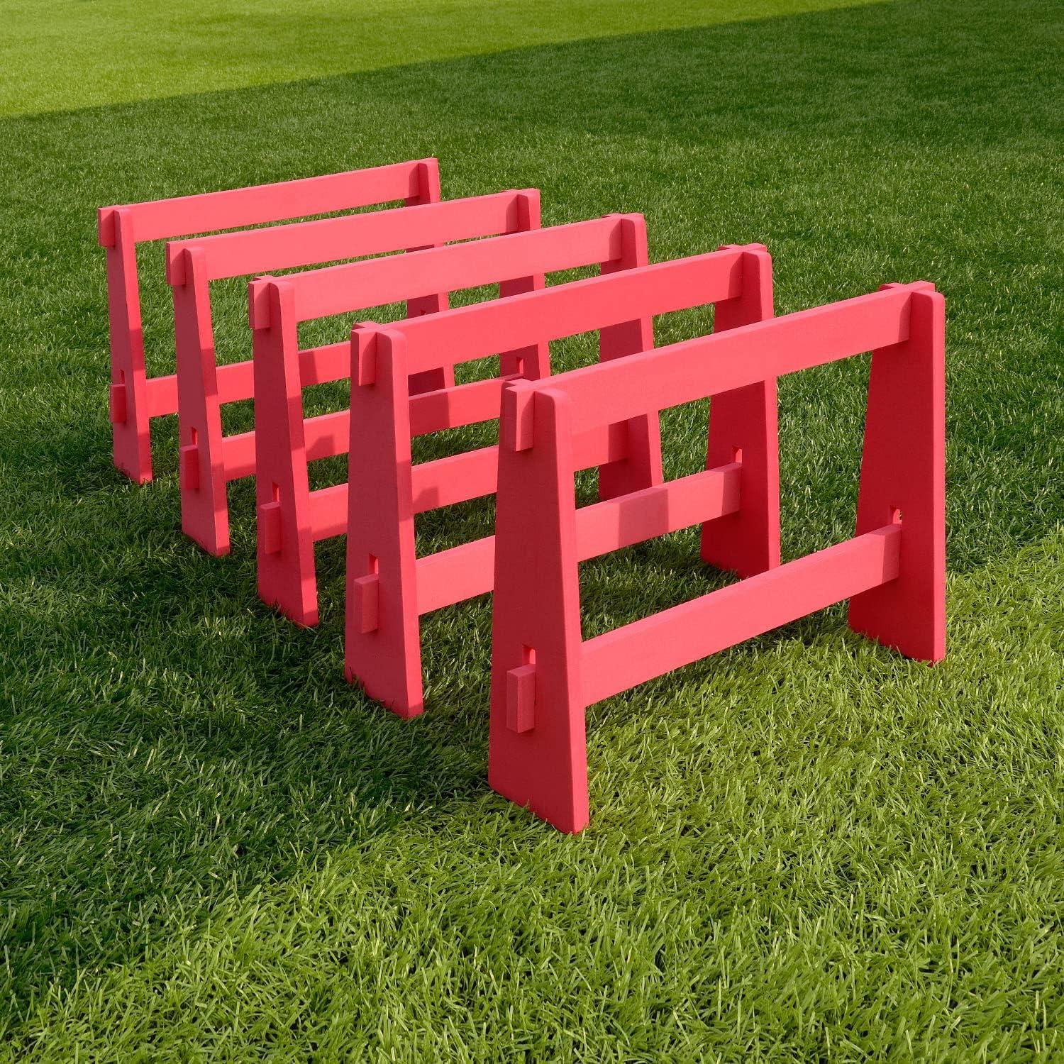 CAIKEI Agility Hurdles Pack of 5 - 6-12 Height Speed Training for Kids ...