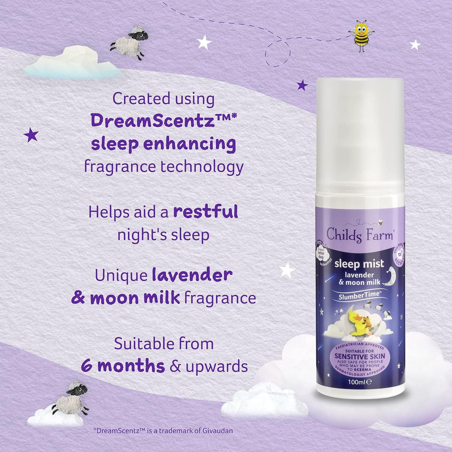 Childs Farm SlumberTime Lavender Sleep Mist for Babies 100ml - Eczema ...