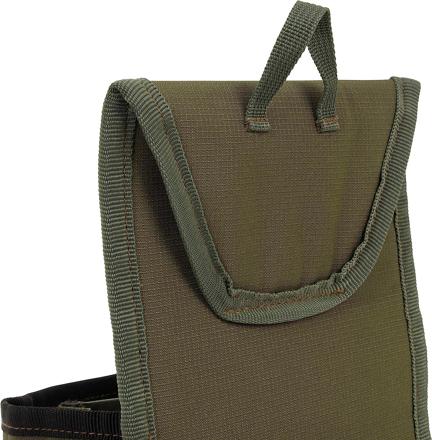 Allen Company Triumph Rip-Stop Double Compartment Shell Bag with 52 Waist Belt - Olive Green ...