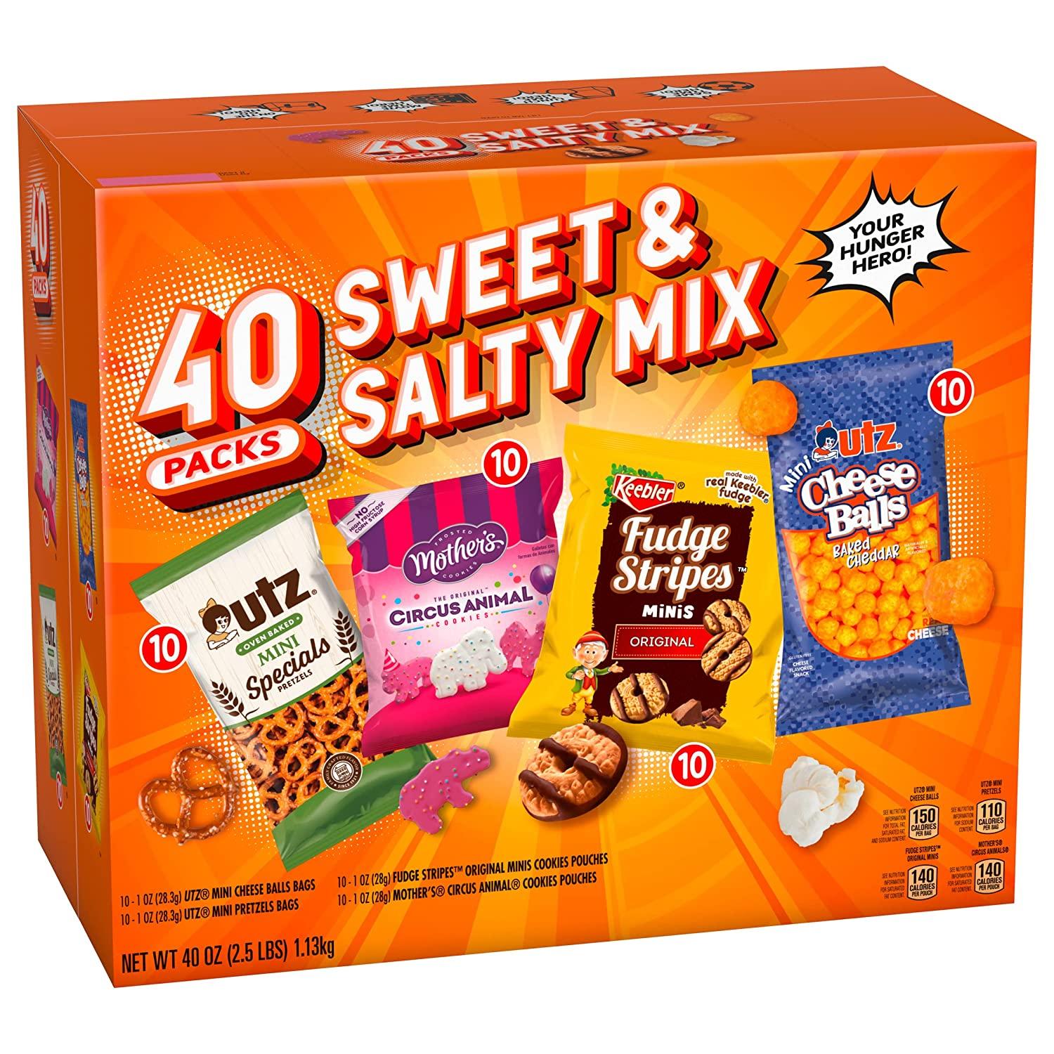 Sweet & Salty Mix Snack Box Variety Pack | Individually Wrapped Variety ...