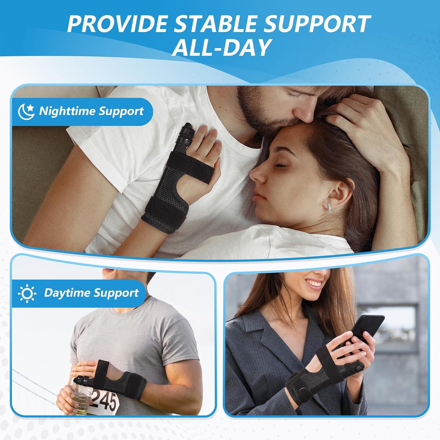 Joingood Adjustable Finger Rail for Small Fingers - Wrist Splint for ...