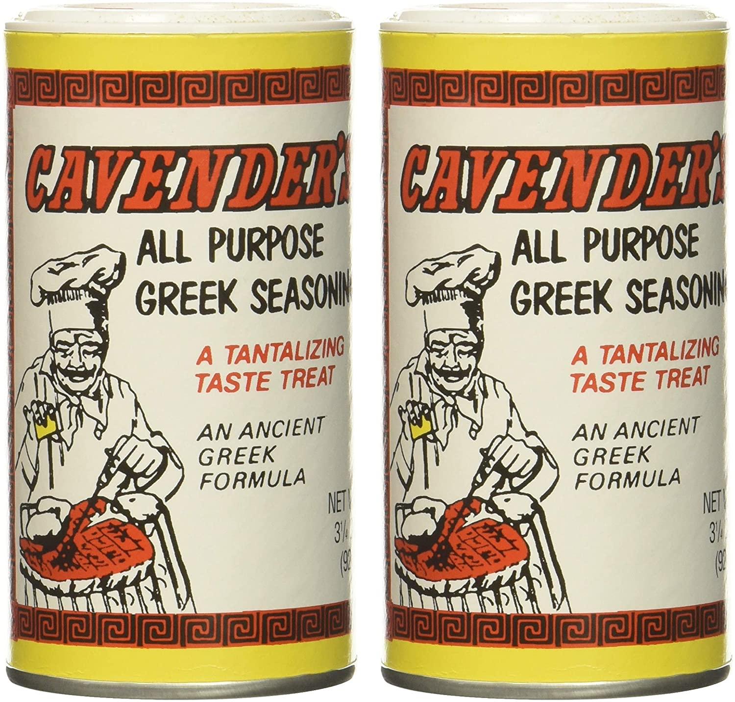 Cavender's All Purpose Greek Seasoning - 3.25 oz (Pack of 2 ...