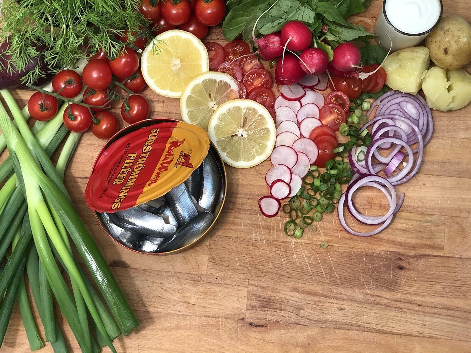 Buy Surstr mming Fillets - Authentic Fermented Herring in Traditional ...