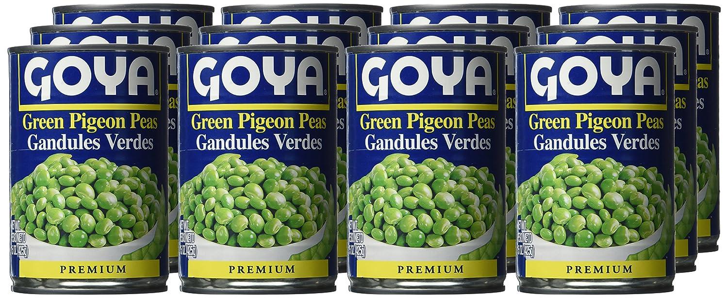 Goya Green Pigeon Pea 15oz - Pack of 12 | Premium Quality | Authentic ...