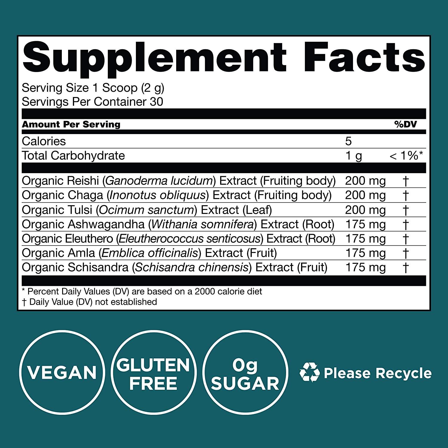 Four Sigmatic Adaptogen Blend Mix Balance 2.12 oz | Support Stress ...