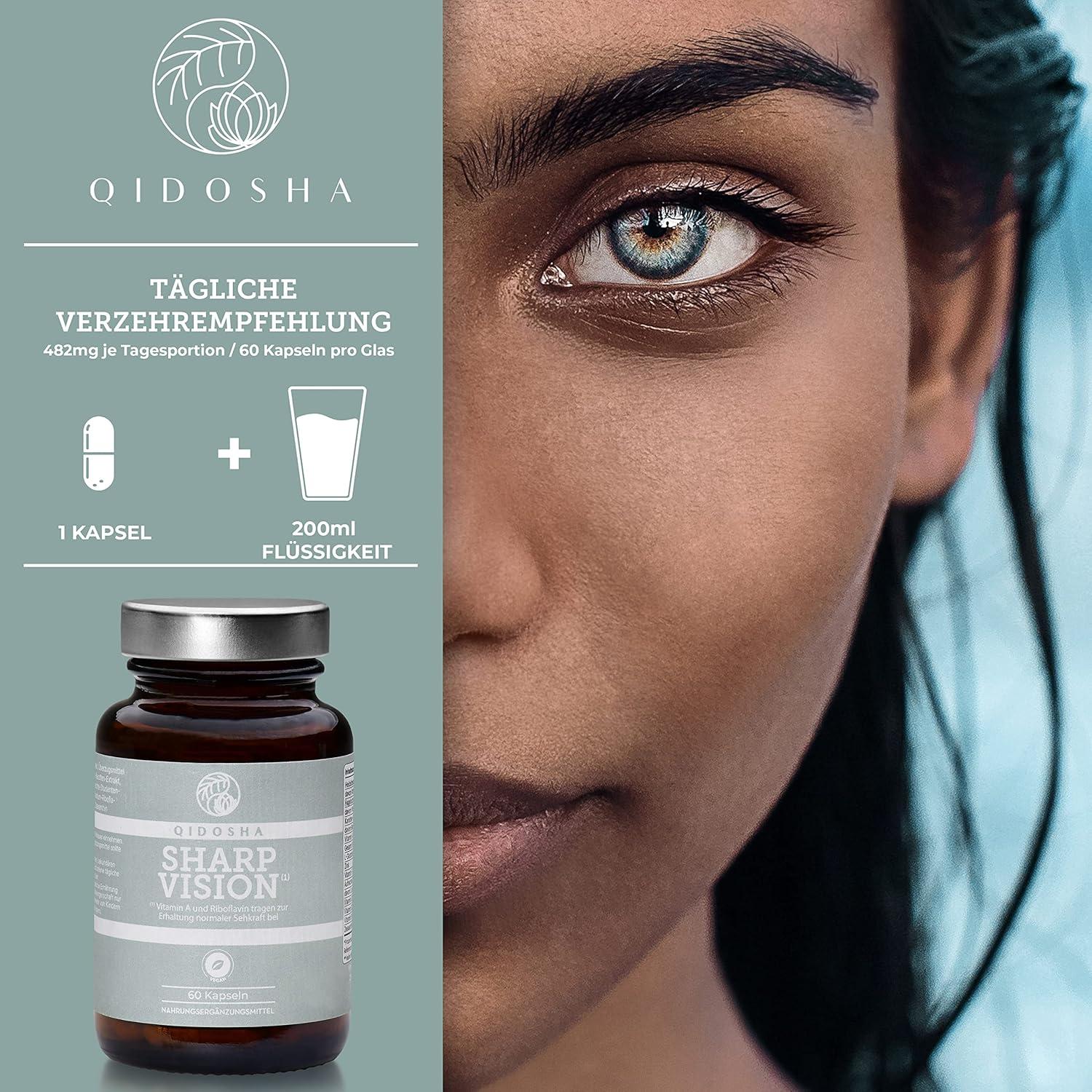 Qidosha Sharp Vision Eye Capsules | Eye Vitamins with Anthocyanidines ...