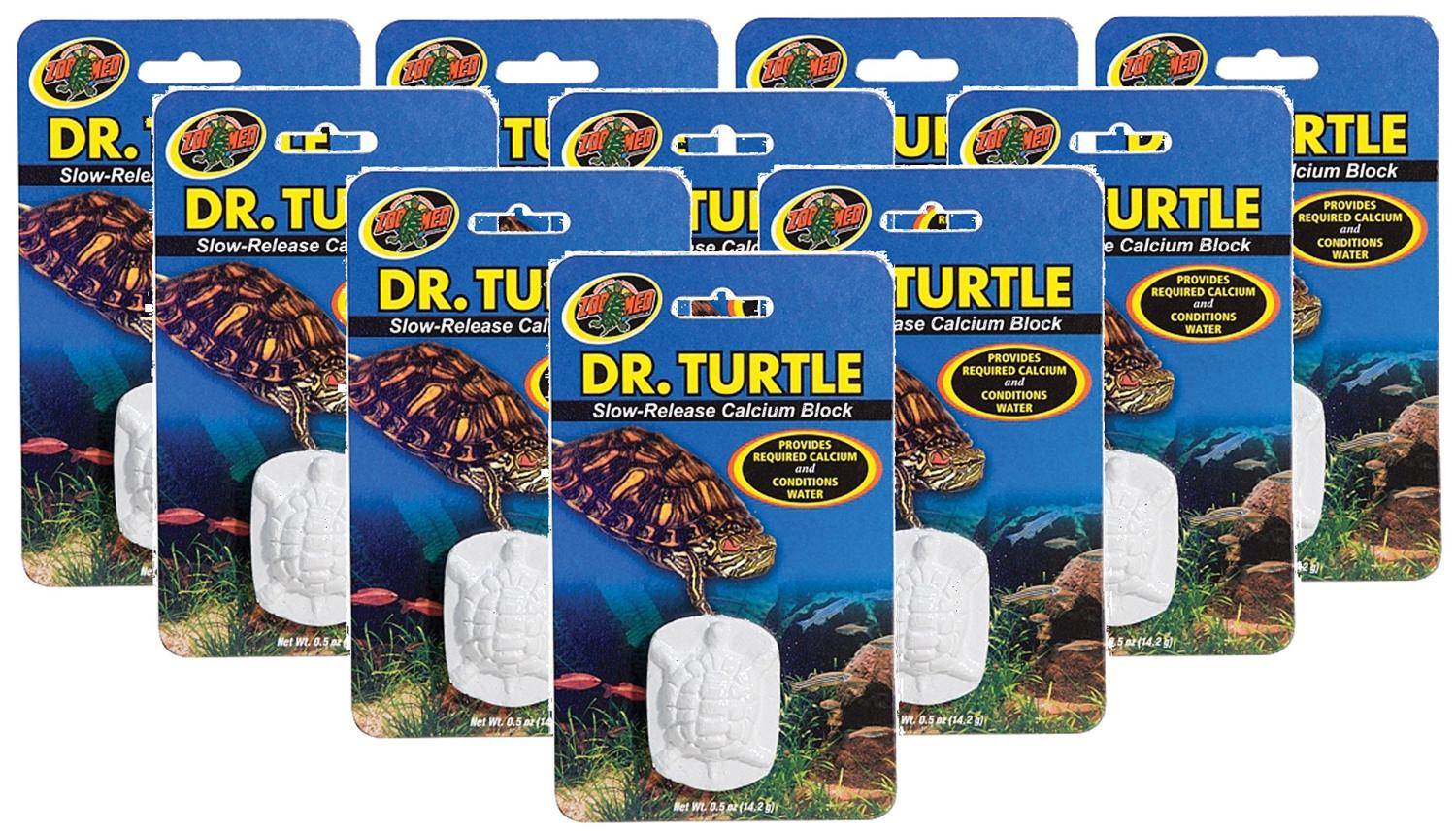 Buy Zoo Med Dr. Turtle Slow Release Calcium Block (10 Pack) - Essential ...