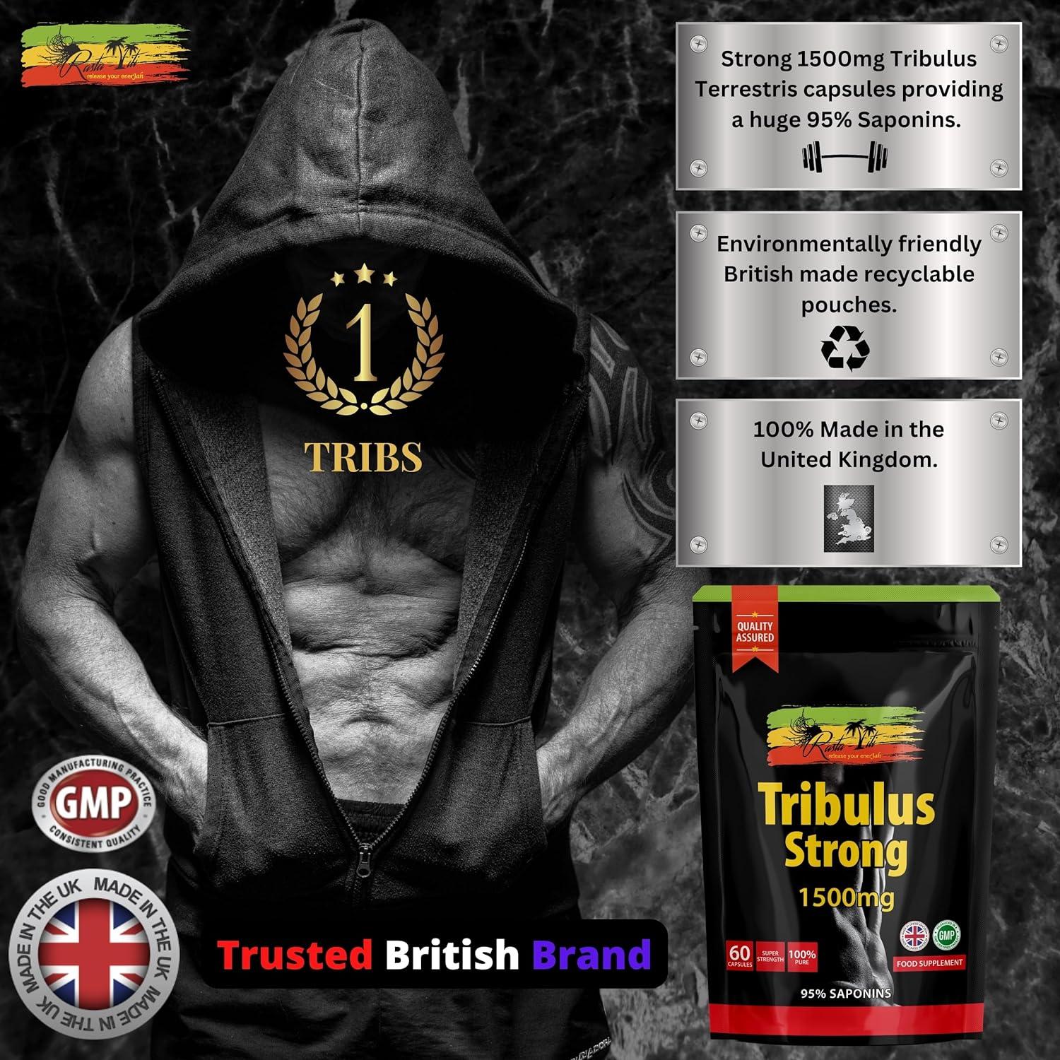 Tribulus Terrestris High Strength Supplement - 95% Saponins Extract ...