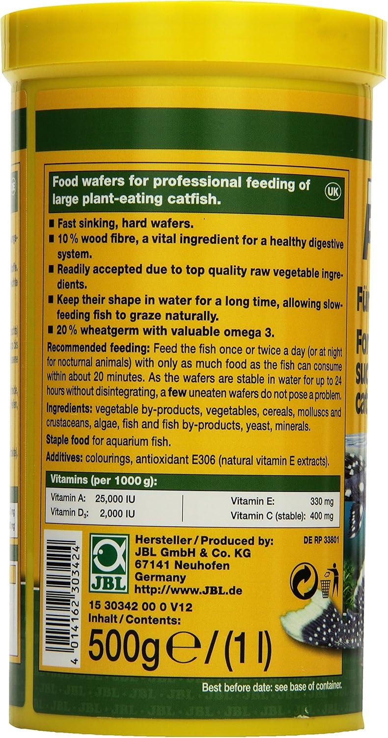 JBL Novopleco XL Sole Feed Tablets for Large Suction Catfish - 500g (1 ...