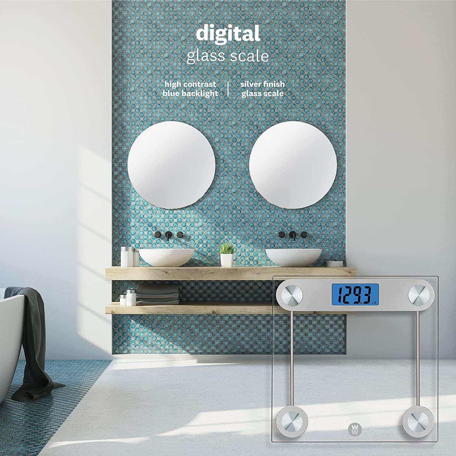 Conair WW Scales Digital Glass Bathroom Scale - 400 Lbs Capacity | Buy ...