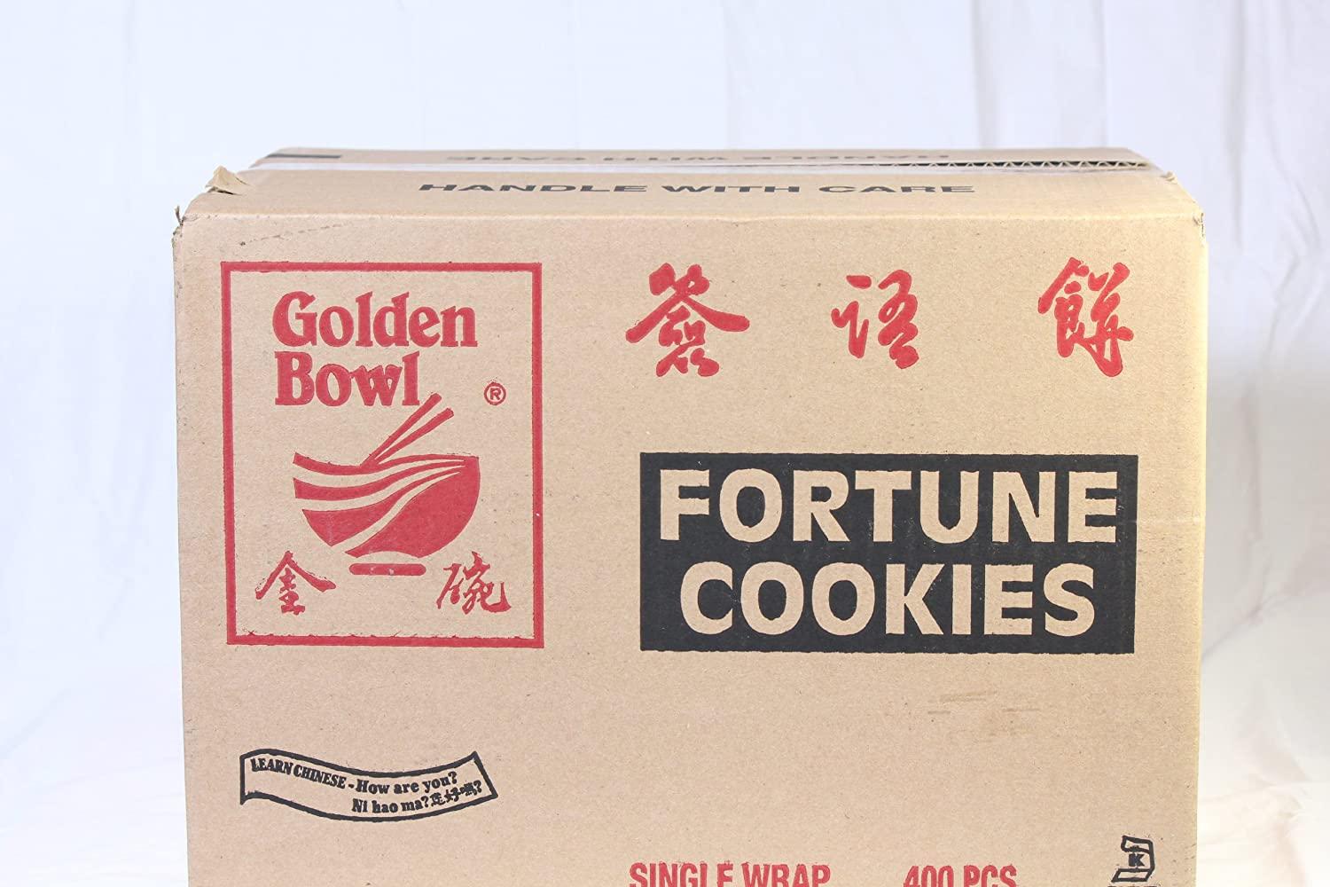 400 Pcs Fortune Cookies - Fresh Single Wrap in 1 Box | D&J Asian Market ...