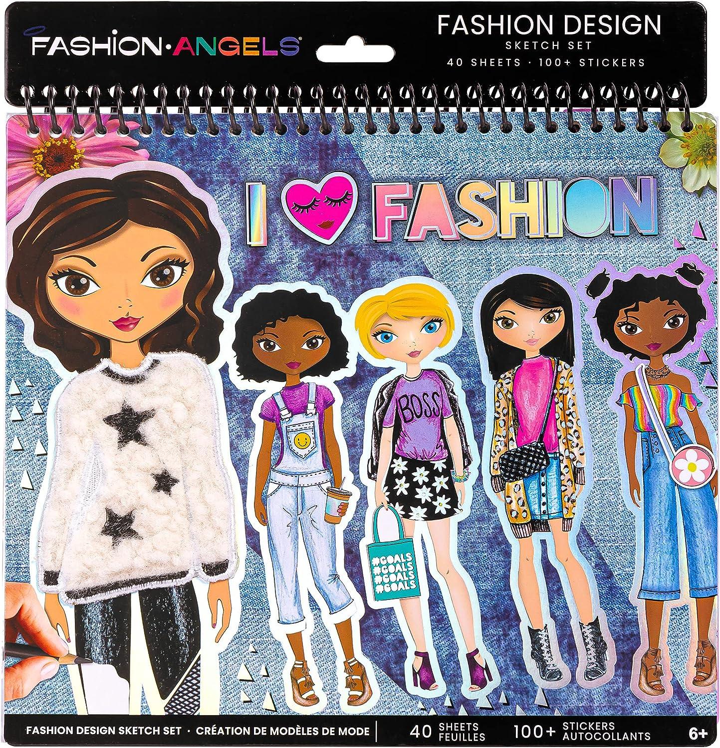 Fashion Angels I Love Fashion Sketch Portfolio - Sketch Book for ...