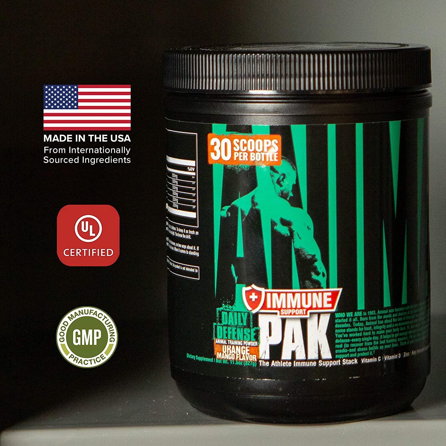 Animal Immune PAK Powder - Orange Mango Flavor | 30 Servings for ...